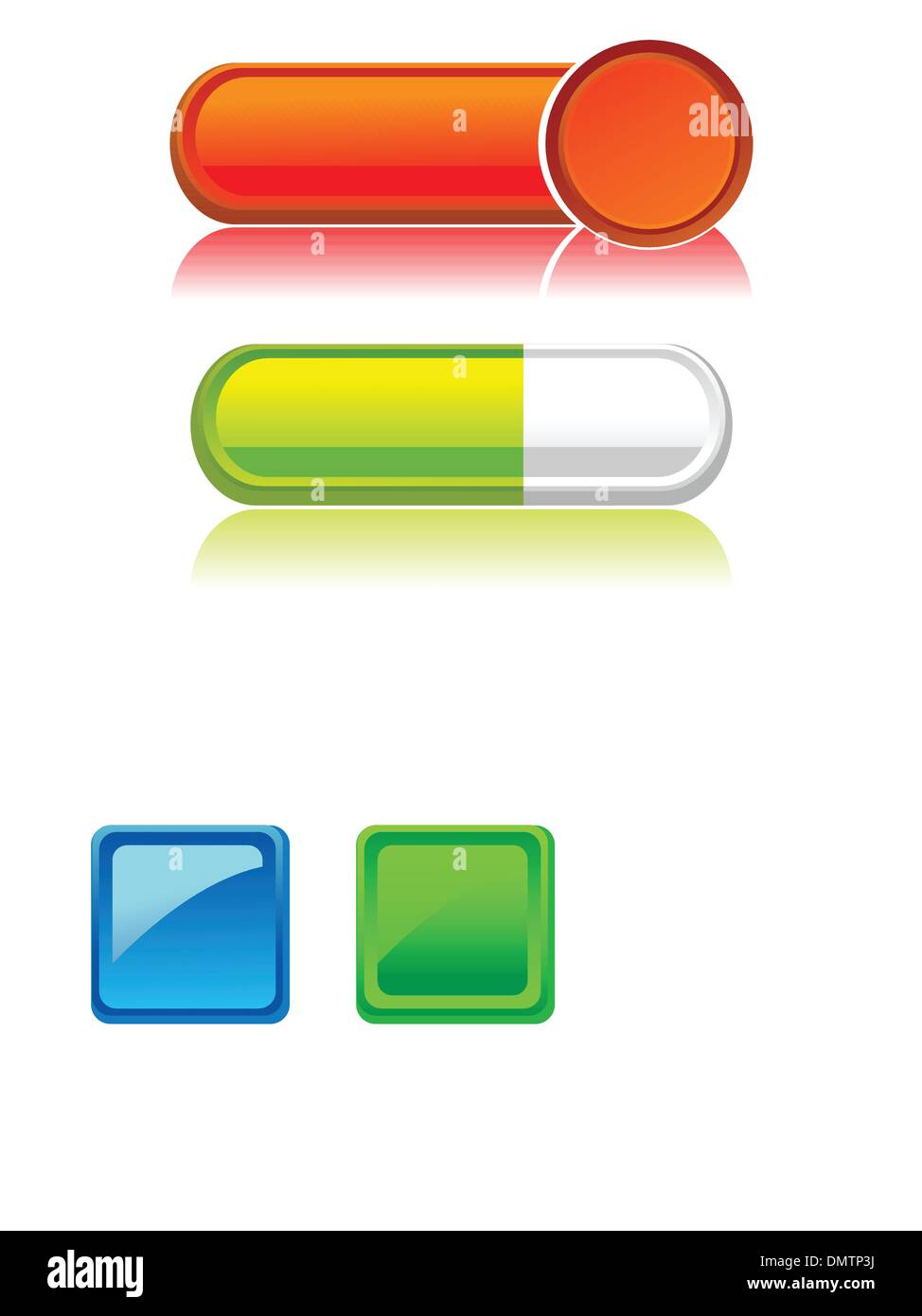 set of five beautiful abstract button Stock Vector Image & Art - Alamy