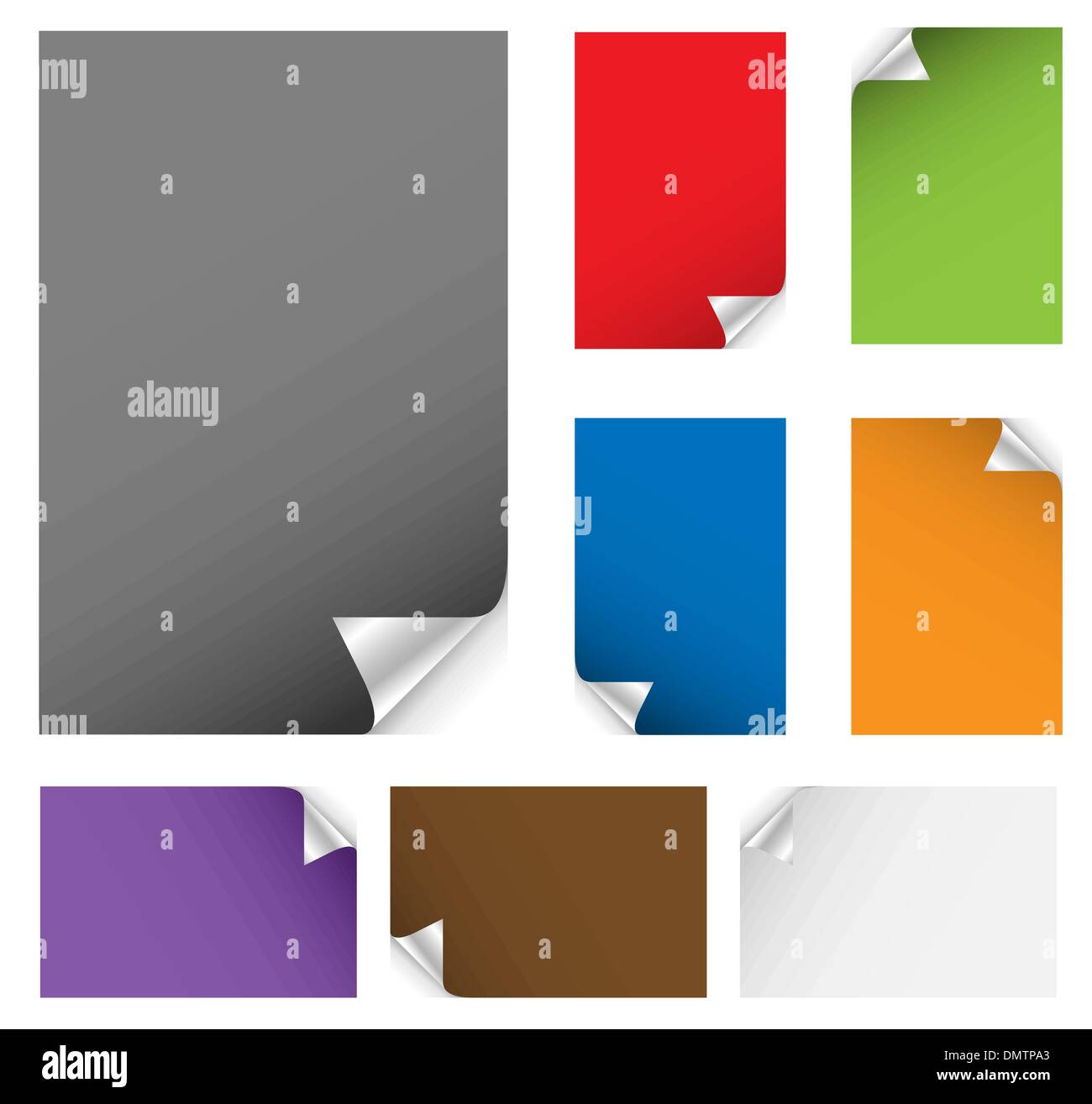 Curled paper hi-res stock photography and images - Alamy