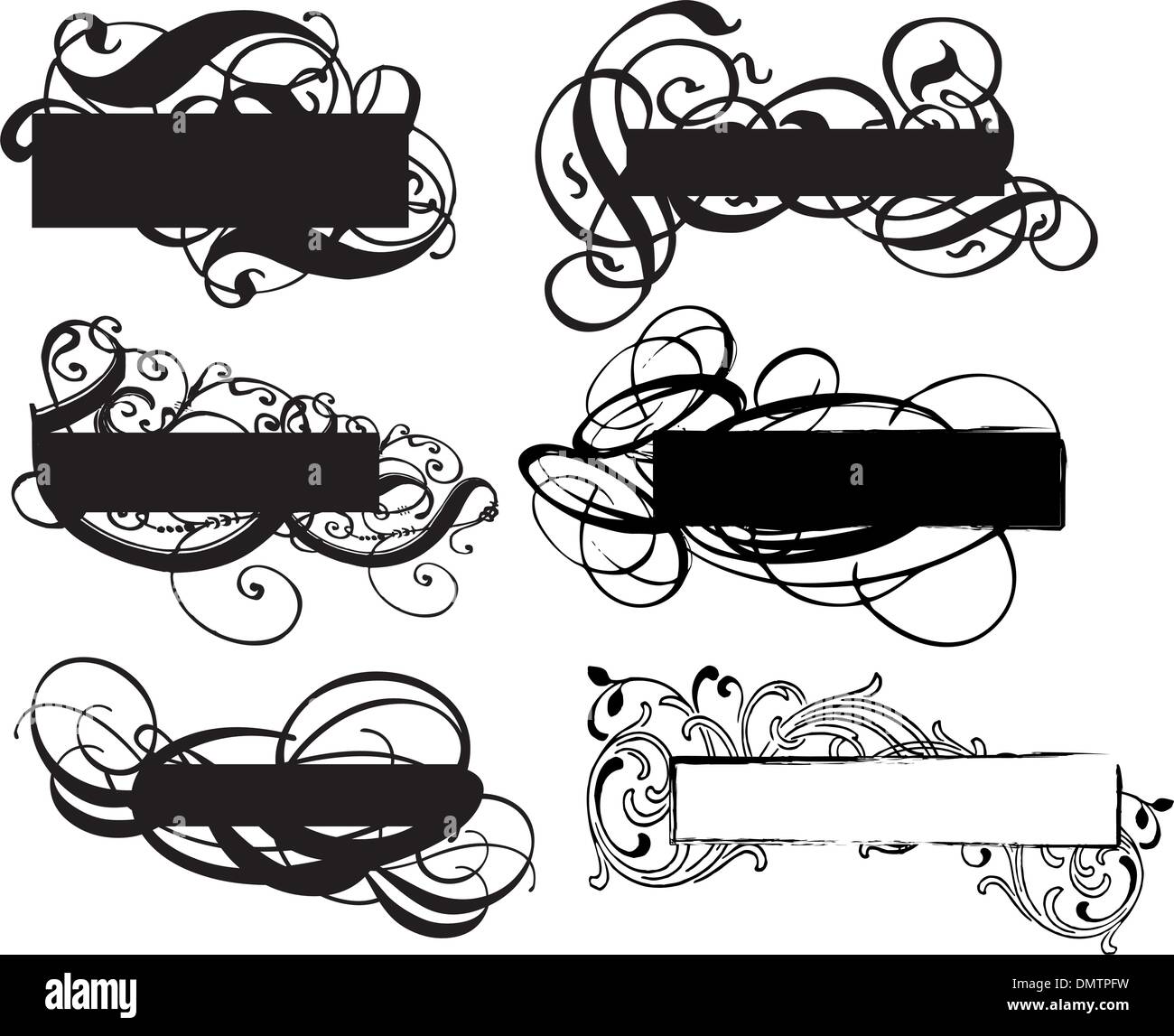ornamental banners, vector Stock Vector Image & Art - Alamy