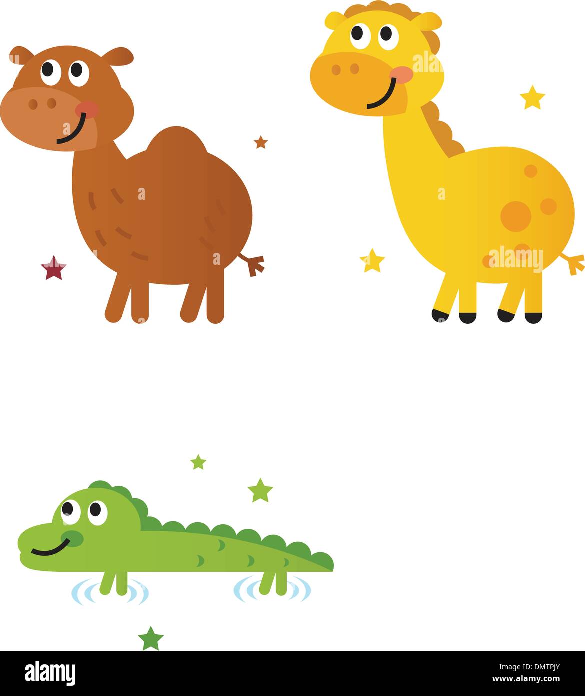 African croc Stock Vector Images - Alamy