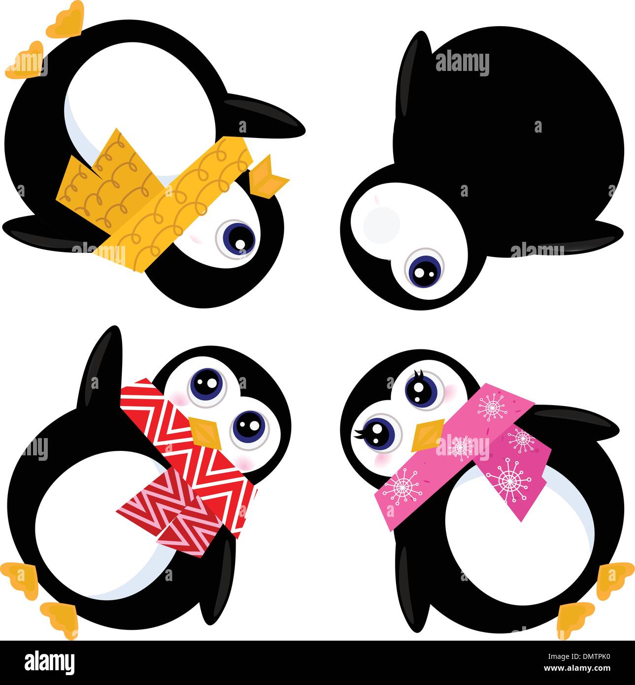 Group friends in christmas Stock Vector Images - Alamy