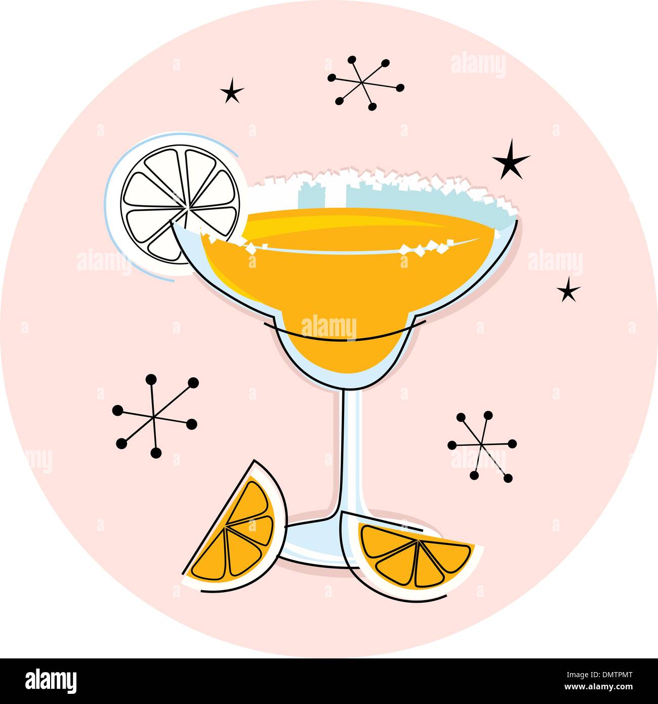 Margarita cocktail cartoon design Stock Vector Images - Alamy