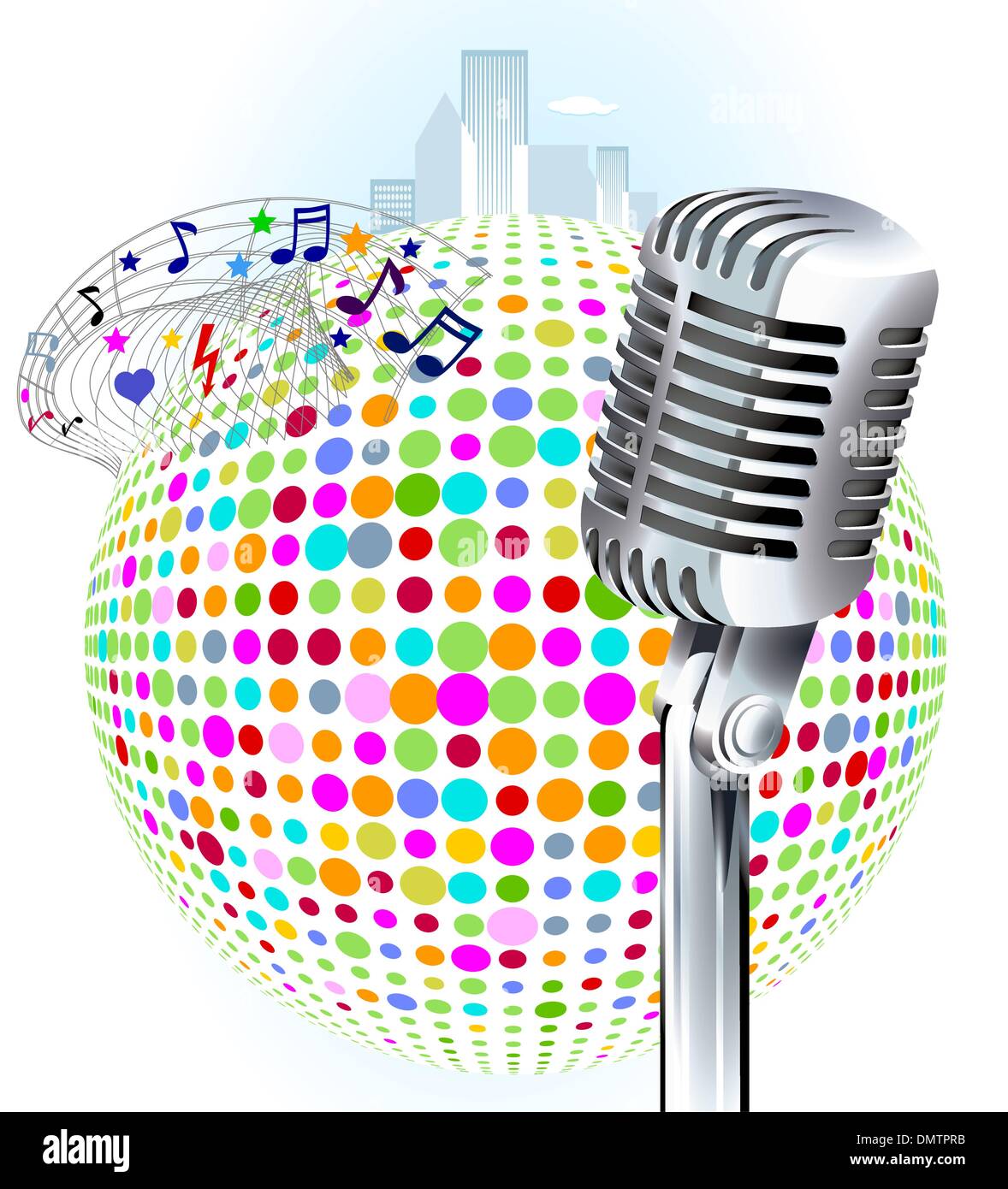 World music vector vectors hi-res stock photography and images - Alamy