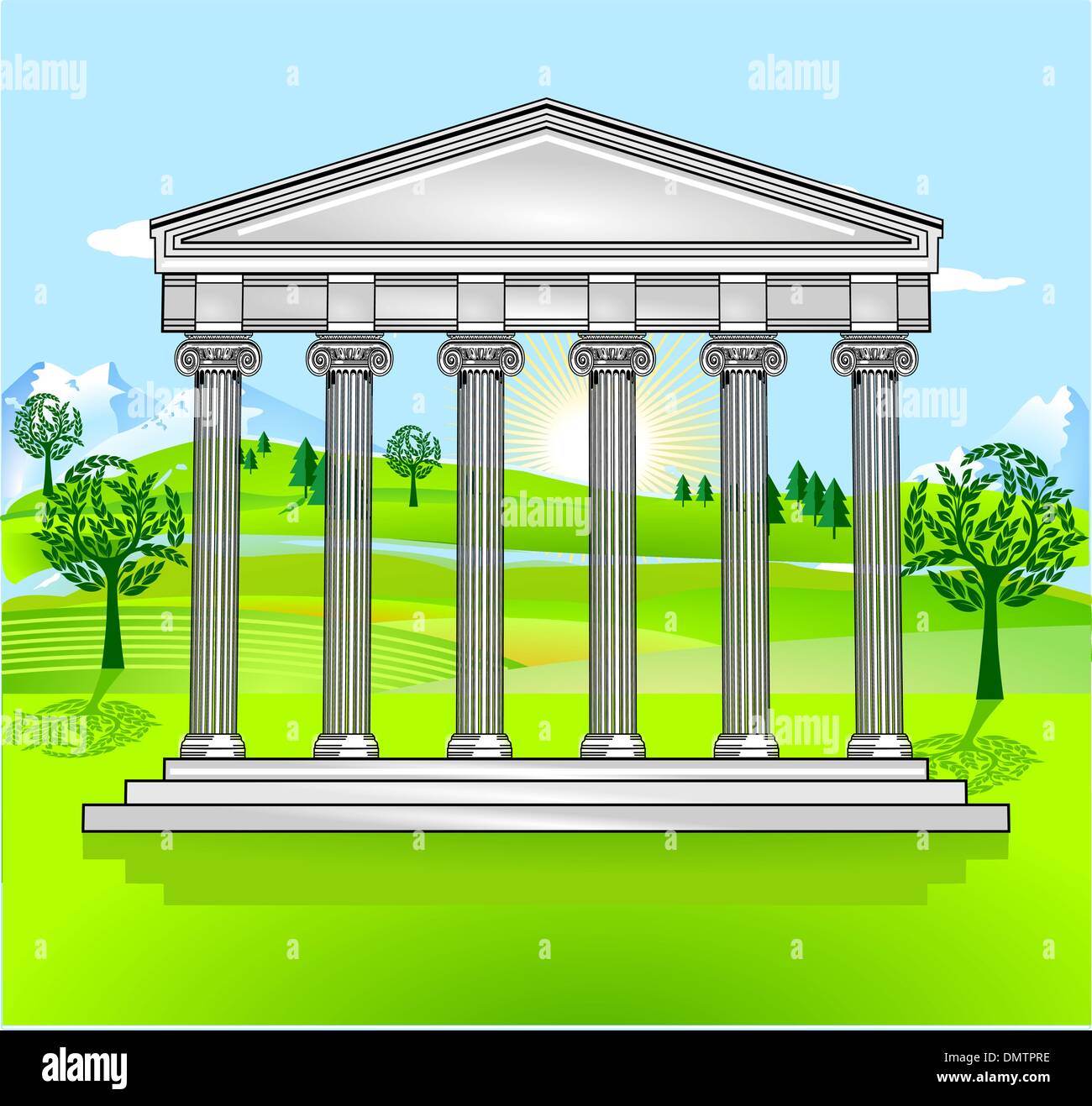 Temple Stock Vector Images - Alamy