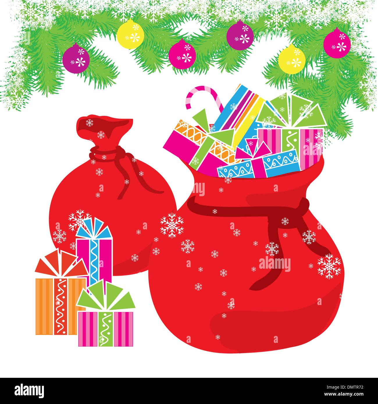 Blue sack Stock Vector Images - Alamy