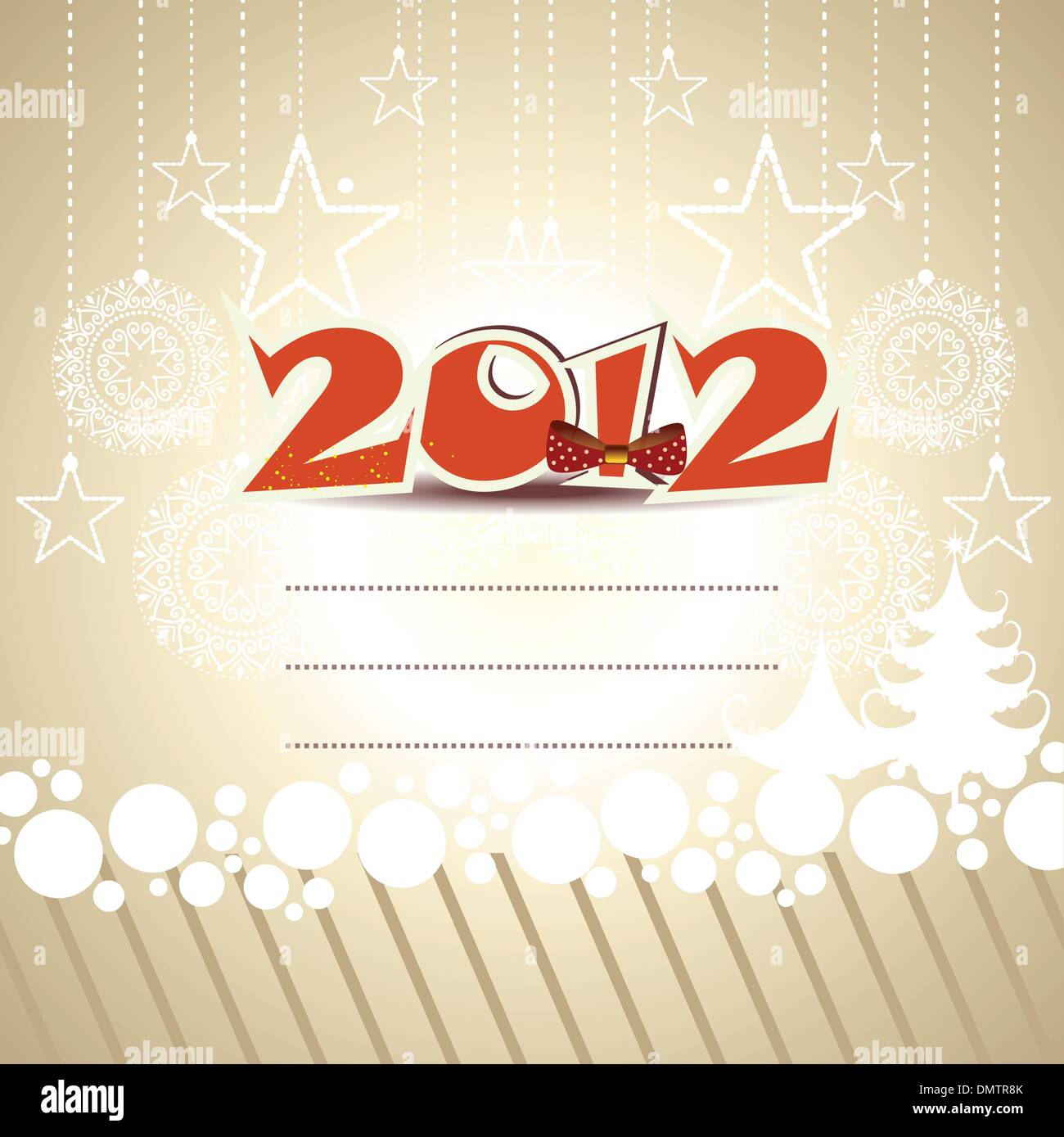 2012 abstract vector new year greeting card hi-res stock photography ...