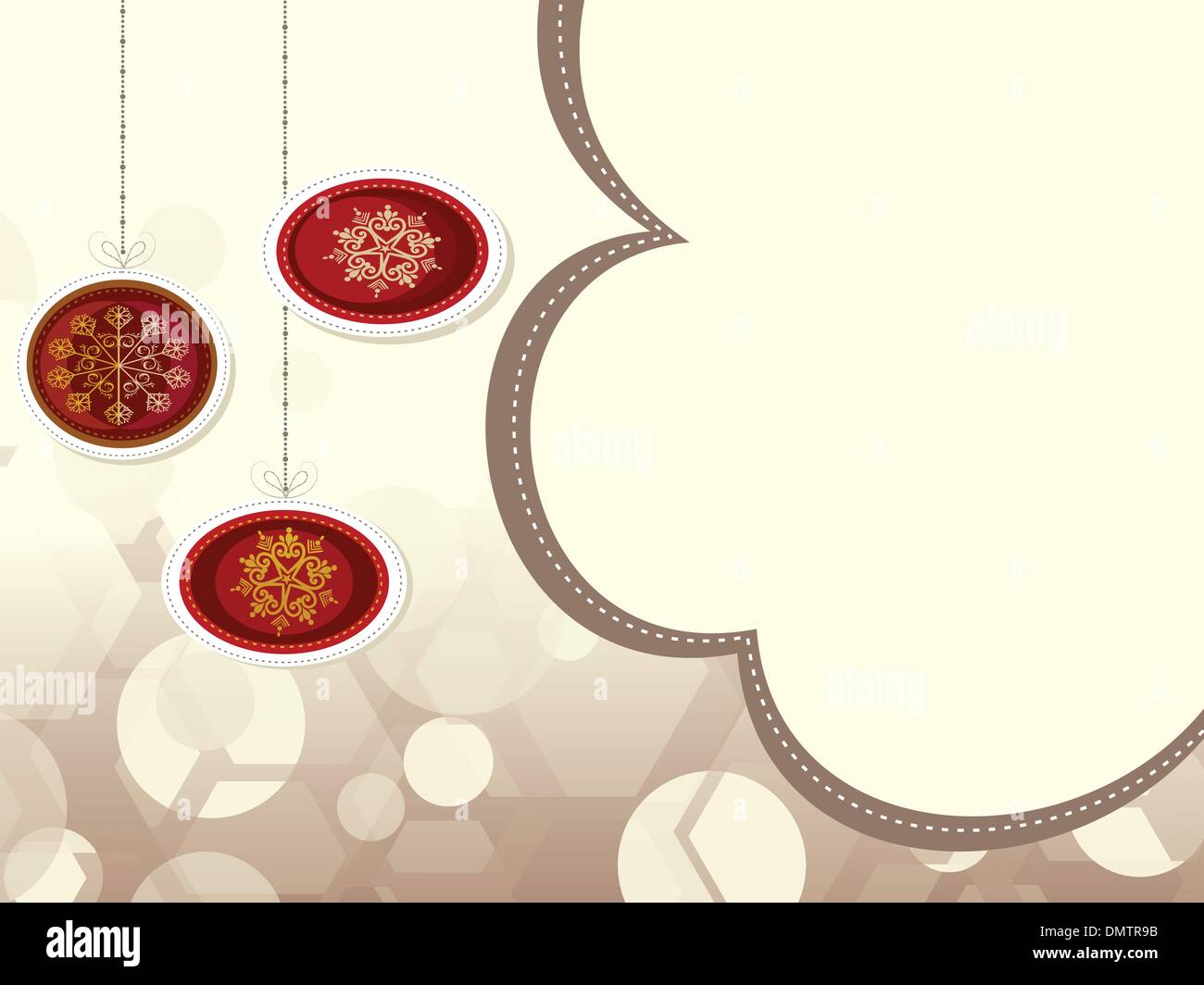 Hanging ornaments vector hi-res stock photography and images - Alamy