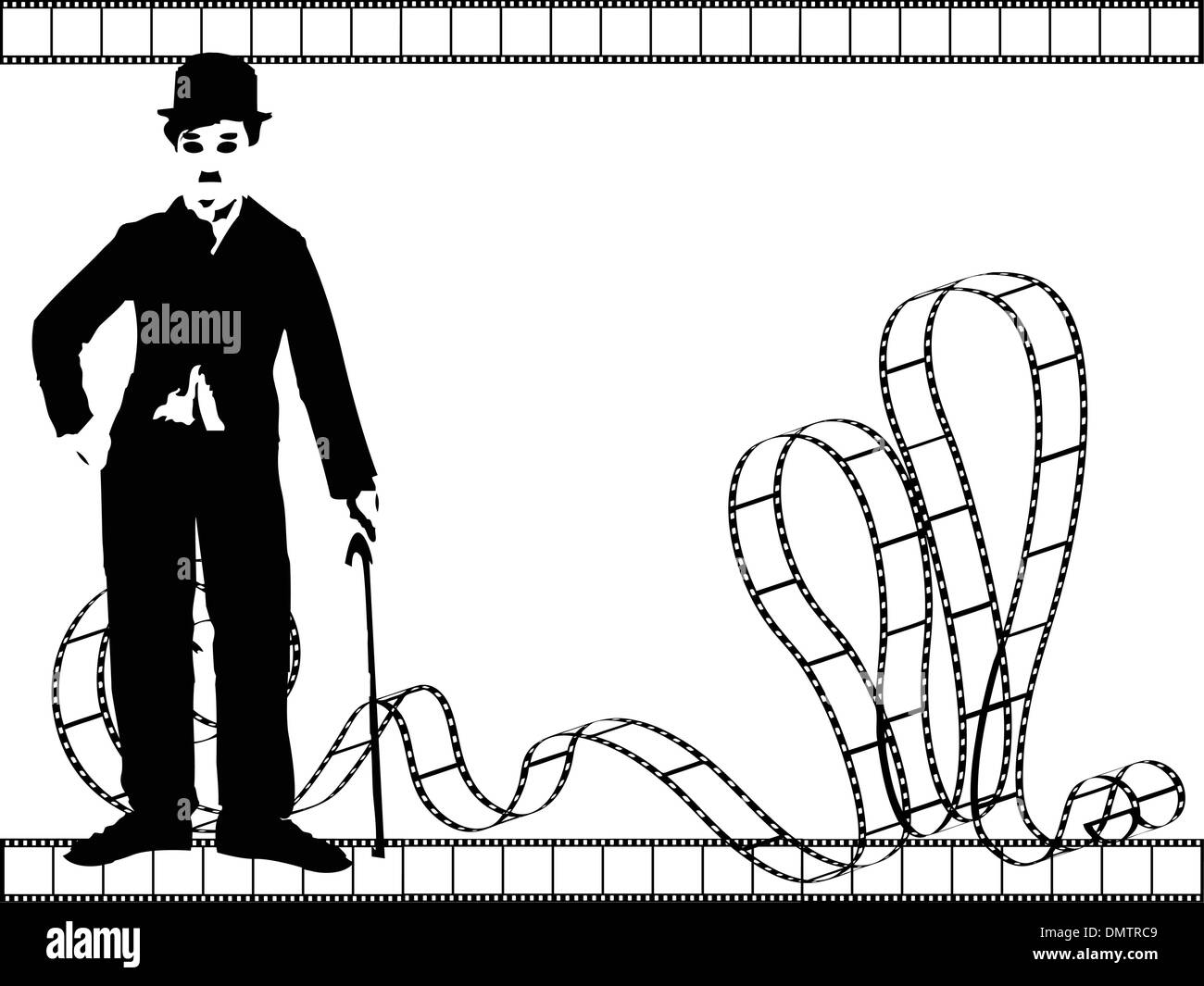 vector silhouette chaplin Stock Vector Image & Art - Alamy