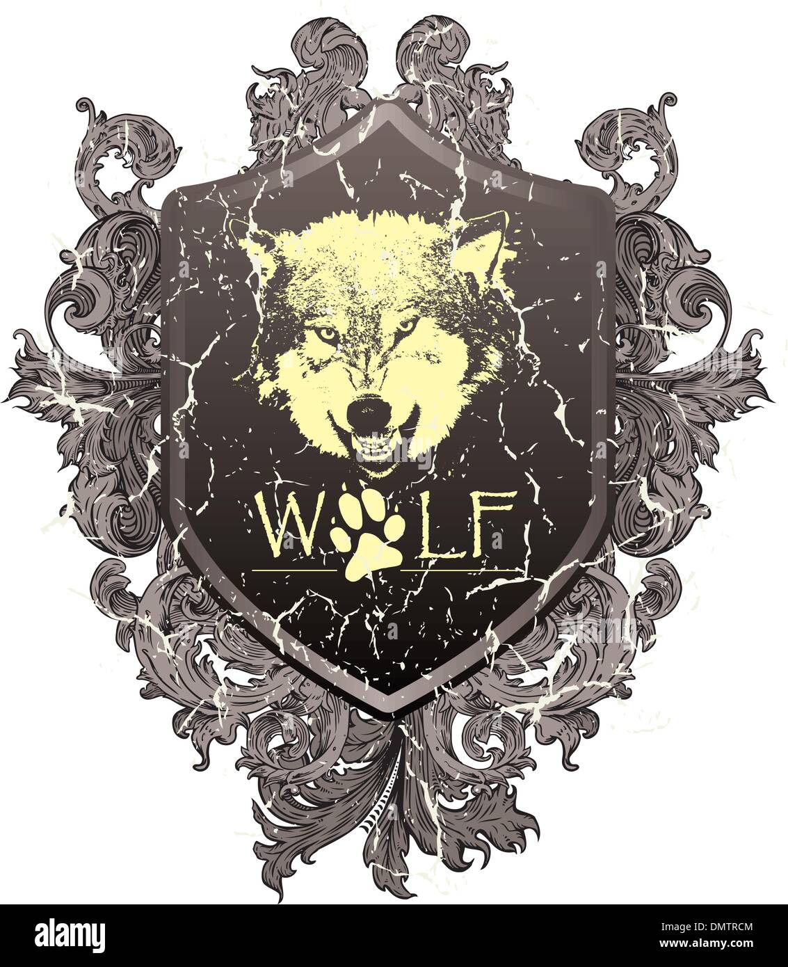 Wolf prints hi-res stock photography and images - Alamy