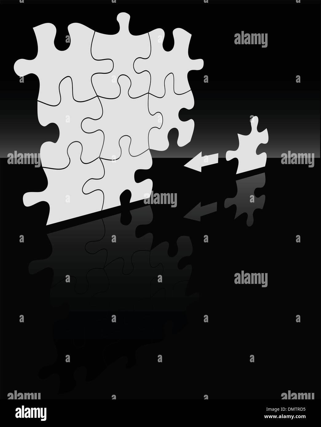 Background from puzzle image Stock Vector Images - Alamy