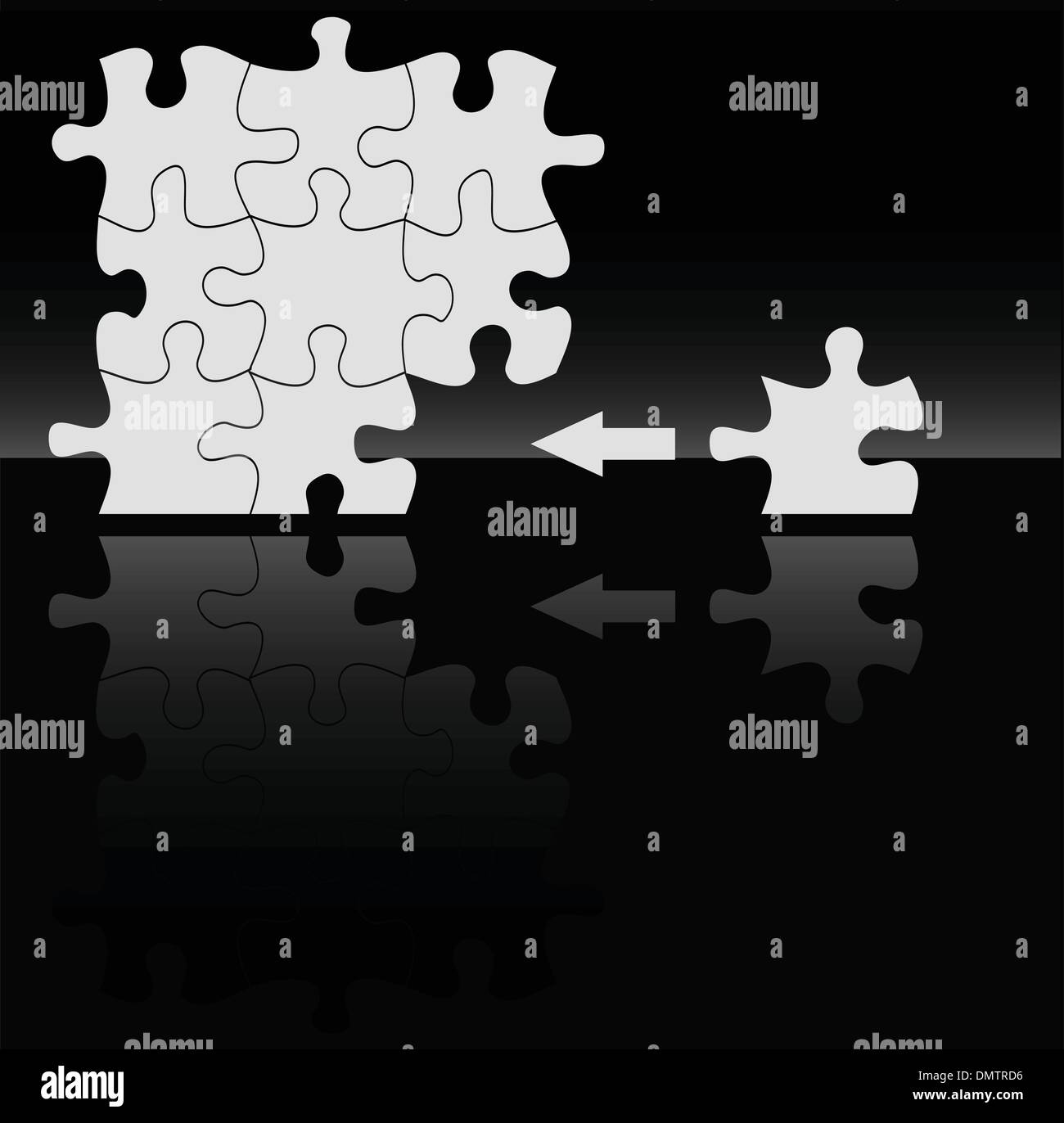 the vector absract puzzle background Stock Vector Image & Art - Alamy