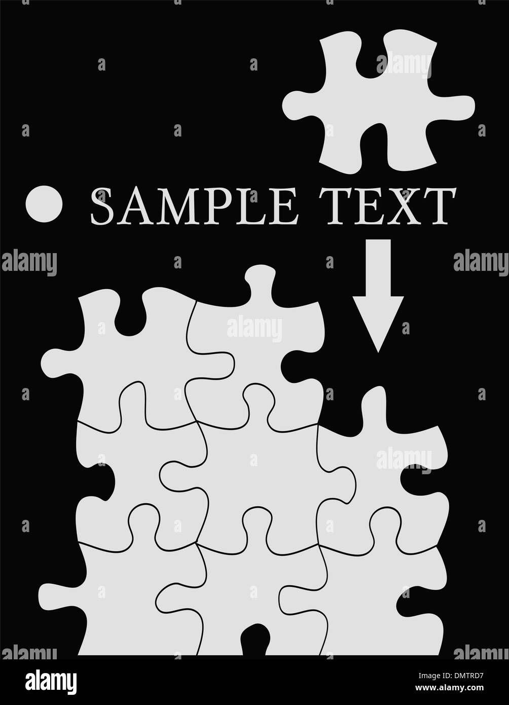 Background from puzzle image Stock Vector Images - Alamy