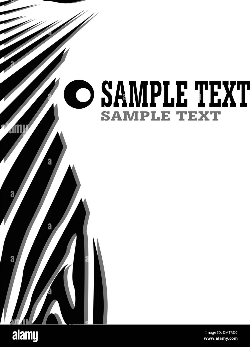 vecror zebra abstract background with text Stock Vector Image & Art - Alamy