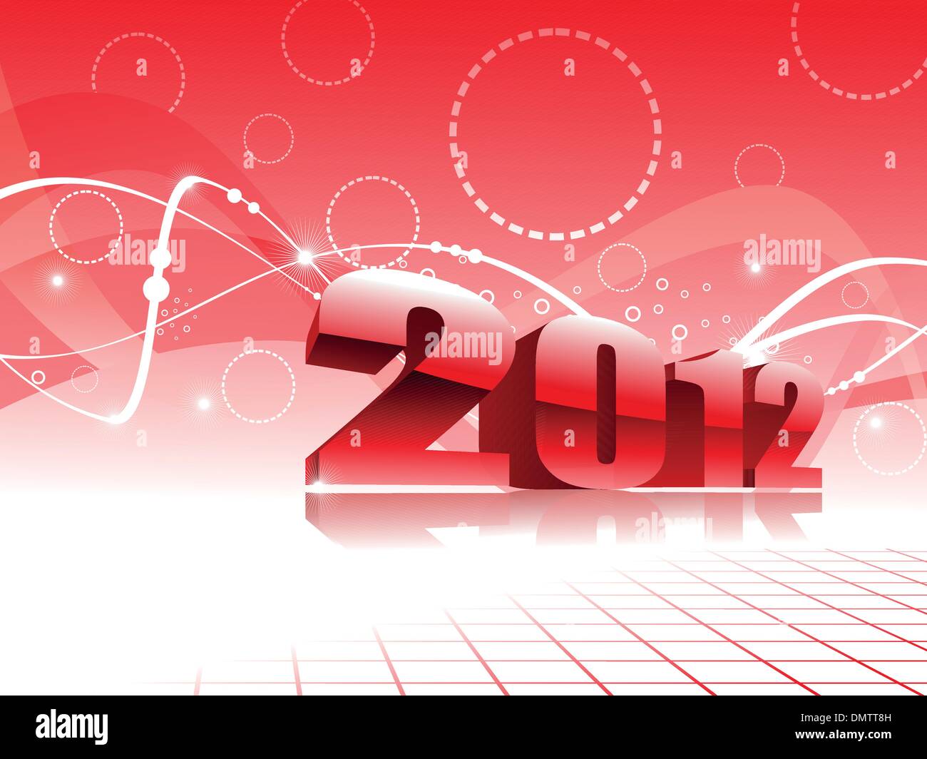 abstract design greeting card for new year Stock Vector Image & Art - Alamy
