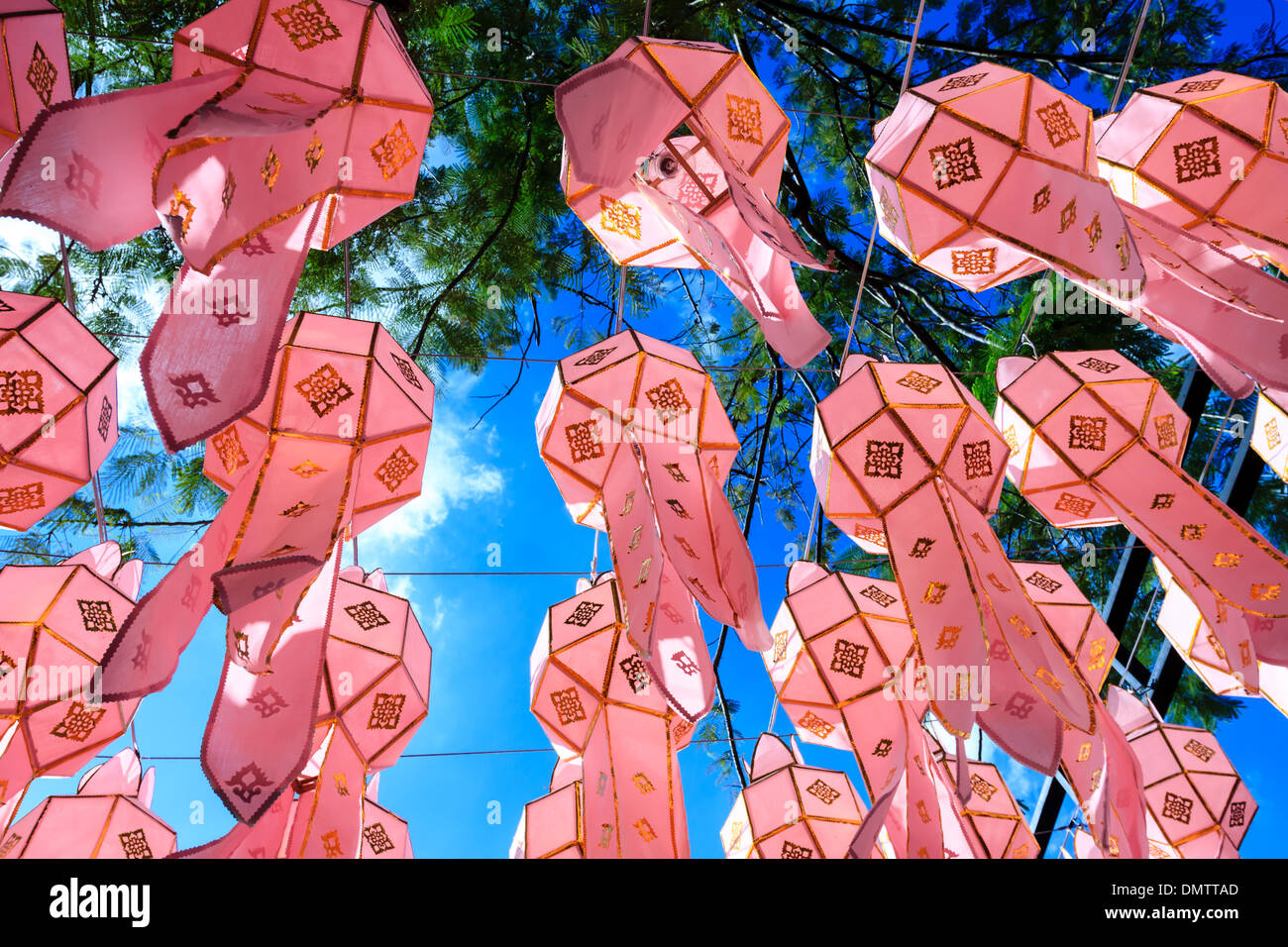 Asia lantern at Festival Chiang Mai, Thailand Stock Photo - Alamy
