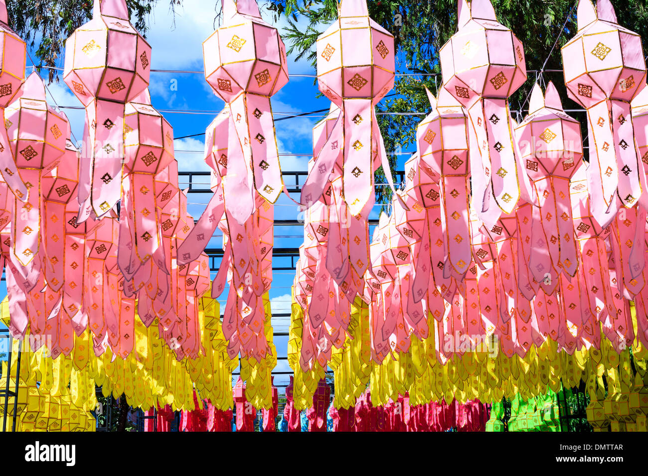 Asia lantern at Festival Chiang Mai, Thailand Stock Photo - Alamy