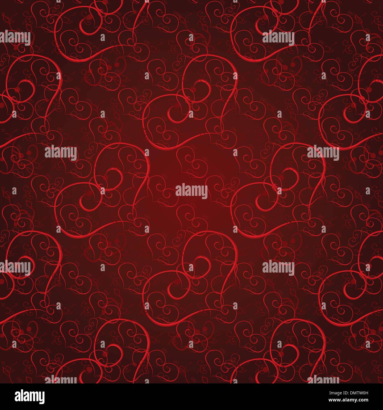 Seamless heart pattern Stock Vector Images - Alamy