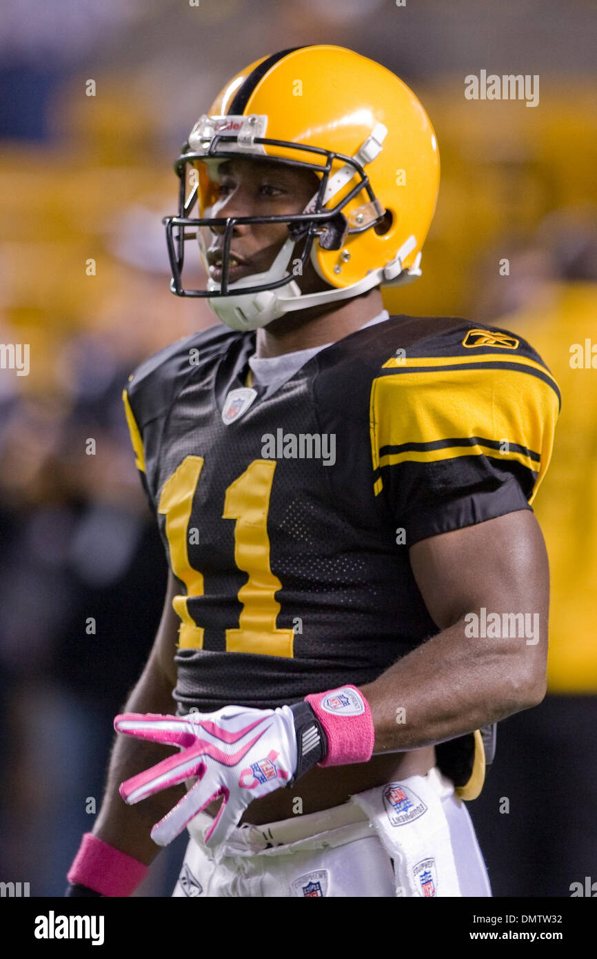 04 October 2009: Pittsburgh Steelers wide receiver Stefan Logan (11 ...