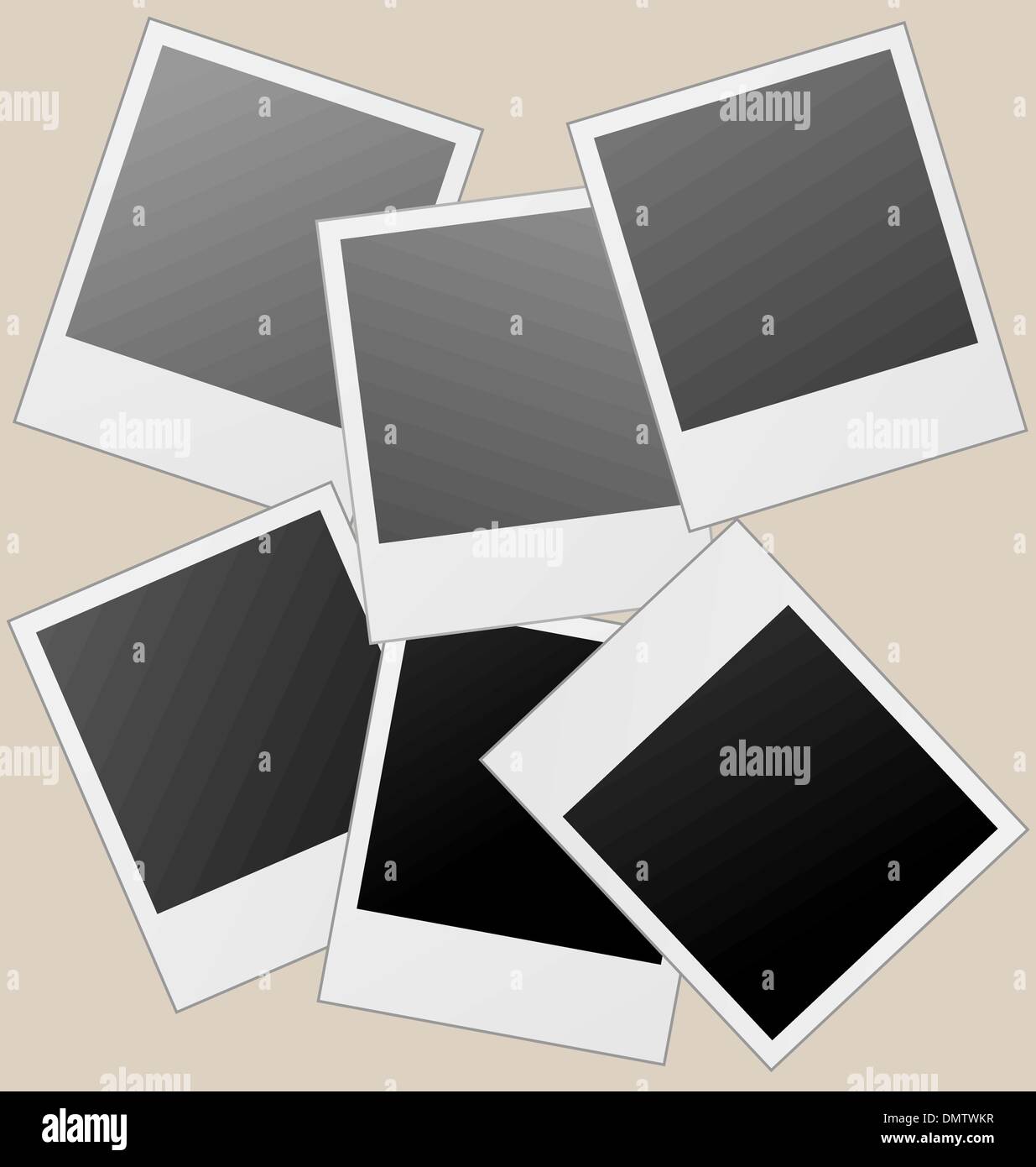 Realistic photo frames hi-res stock photography and images - Alamy