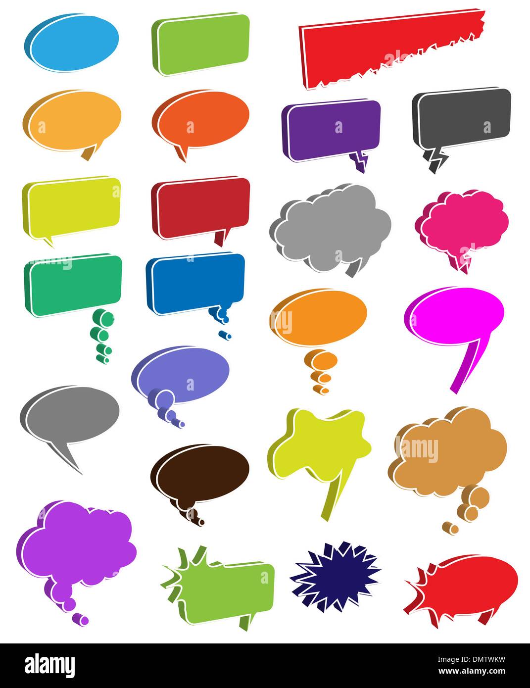 Think different vector vectors Cut Out Stock Images & Pictures - Alamy