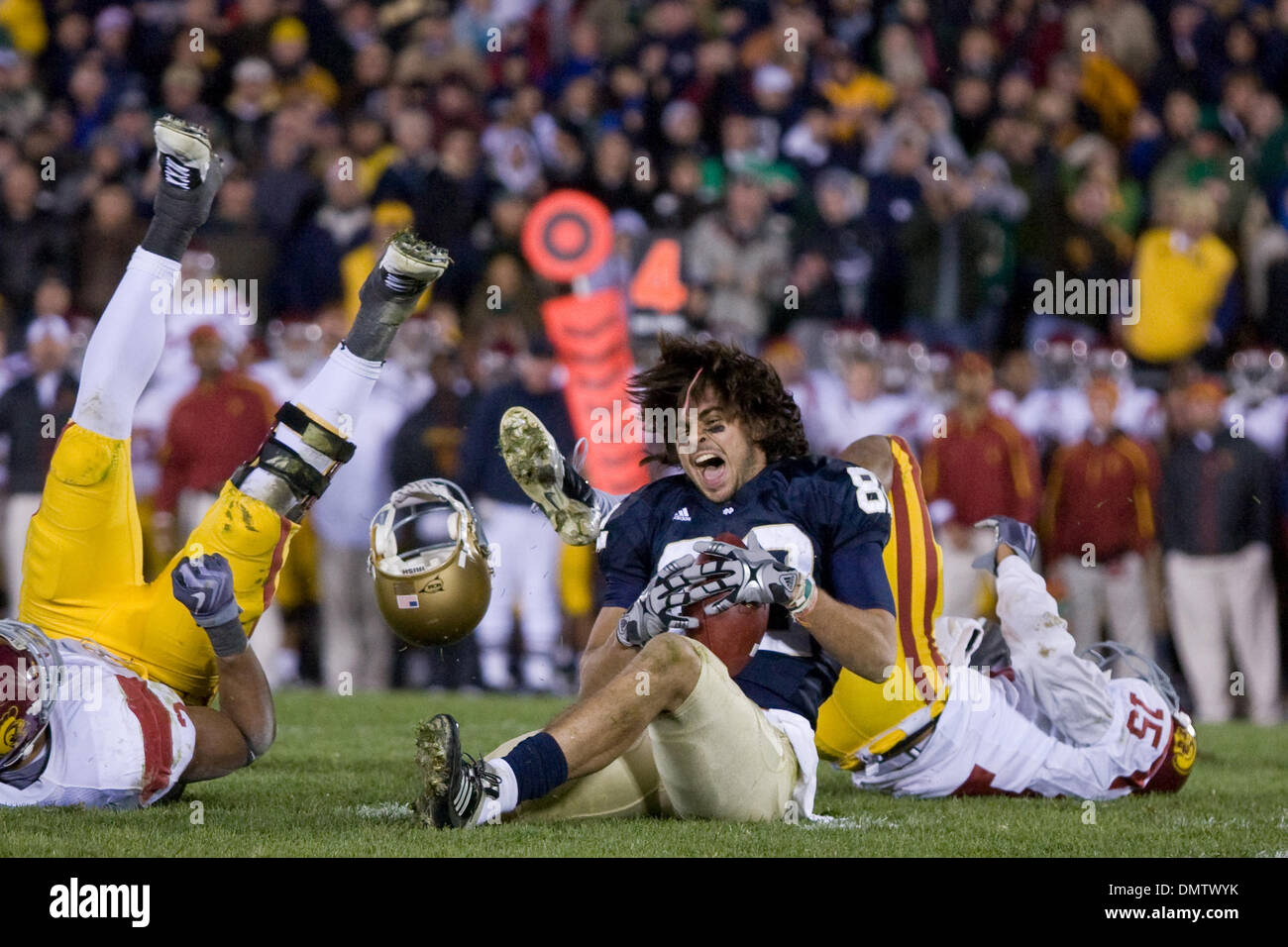 17 October 2009: Notre Dame Fighting Irish wide receiver Robby Parris ... 17 October 2009: Notre Dame Fighting Irish wide receiver Robby Parris ...