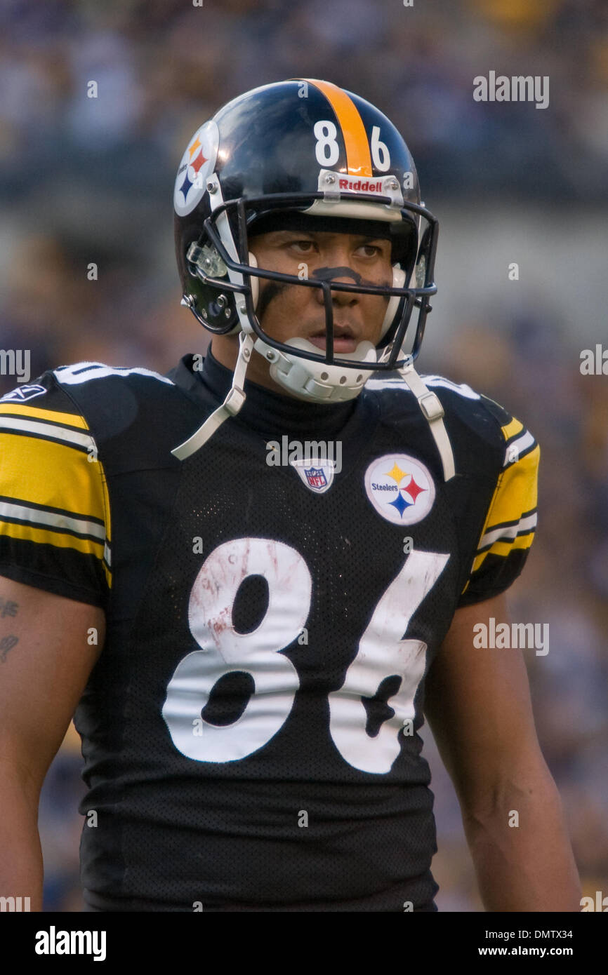 18 October 2009: Pittsburgh Steelers wide receiver Hines Ward (86 ...