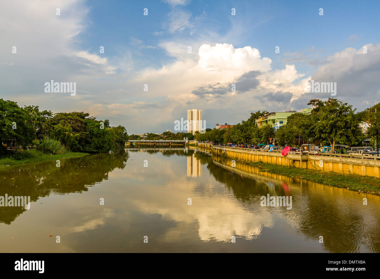 Ping river at Chiang Mai city, Thailland Stock Photo - Alamy