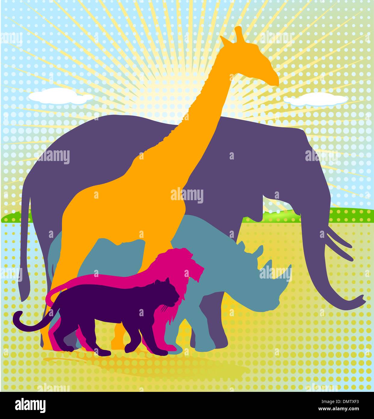 Animal and conservation Stock Vector Images - Alamy