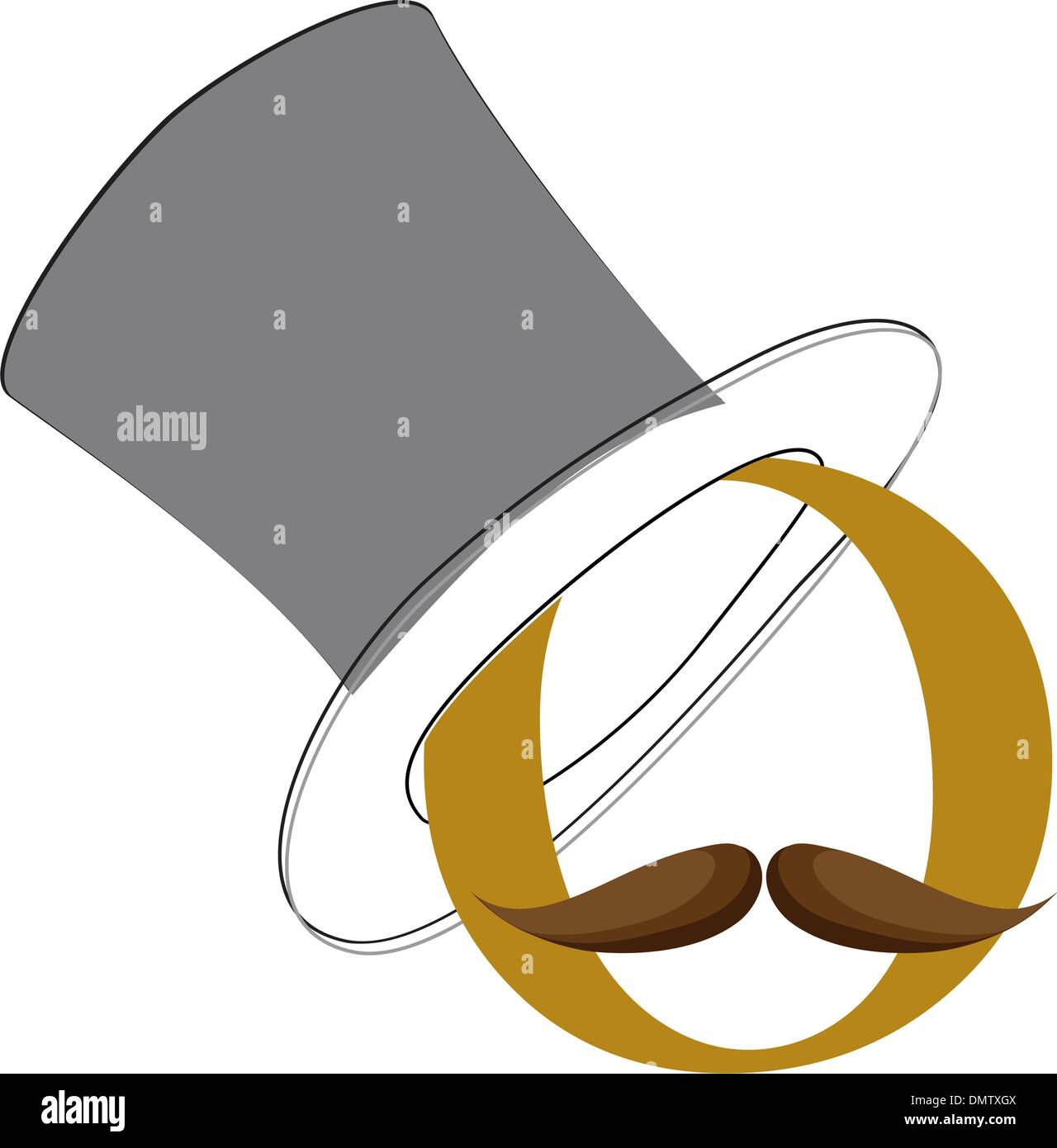 Cartoon in top hat Stock Vector Images - Alamy