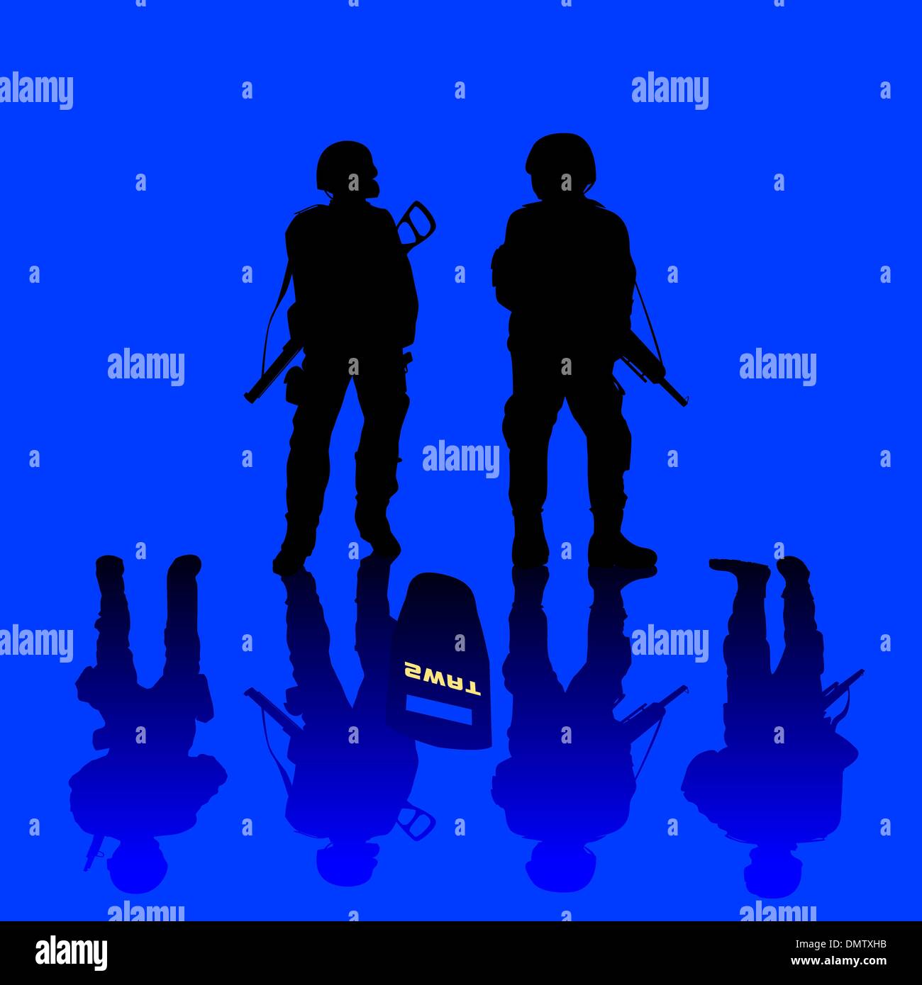 Police special force Stock Vector Images - Alamy