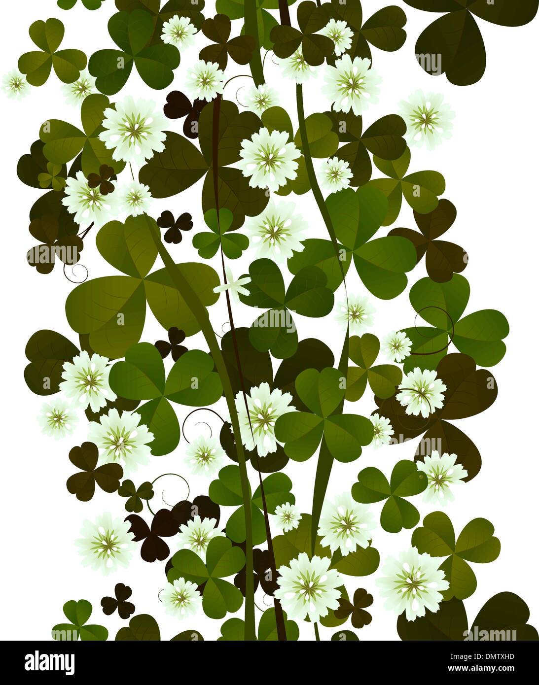 Clover leaves vector hi-res stock photography and images - Alamy