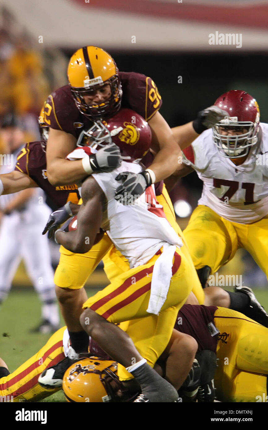 USC at ASU; Sun Devil Stadium - Tempe, AZ - 11/7/09 - ASU Jamaar ...