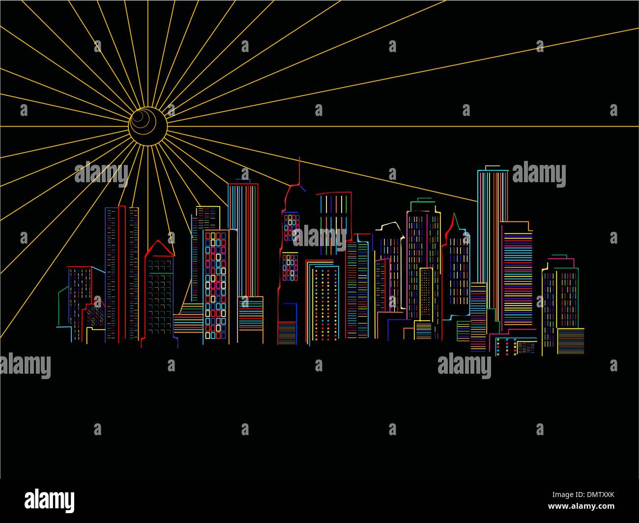Skyscraper detail Stock Vector Images - Alamy