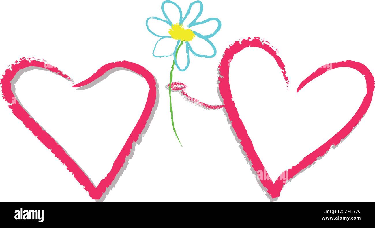 Two flower white Stock Vector Images - Alamy
