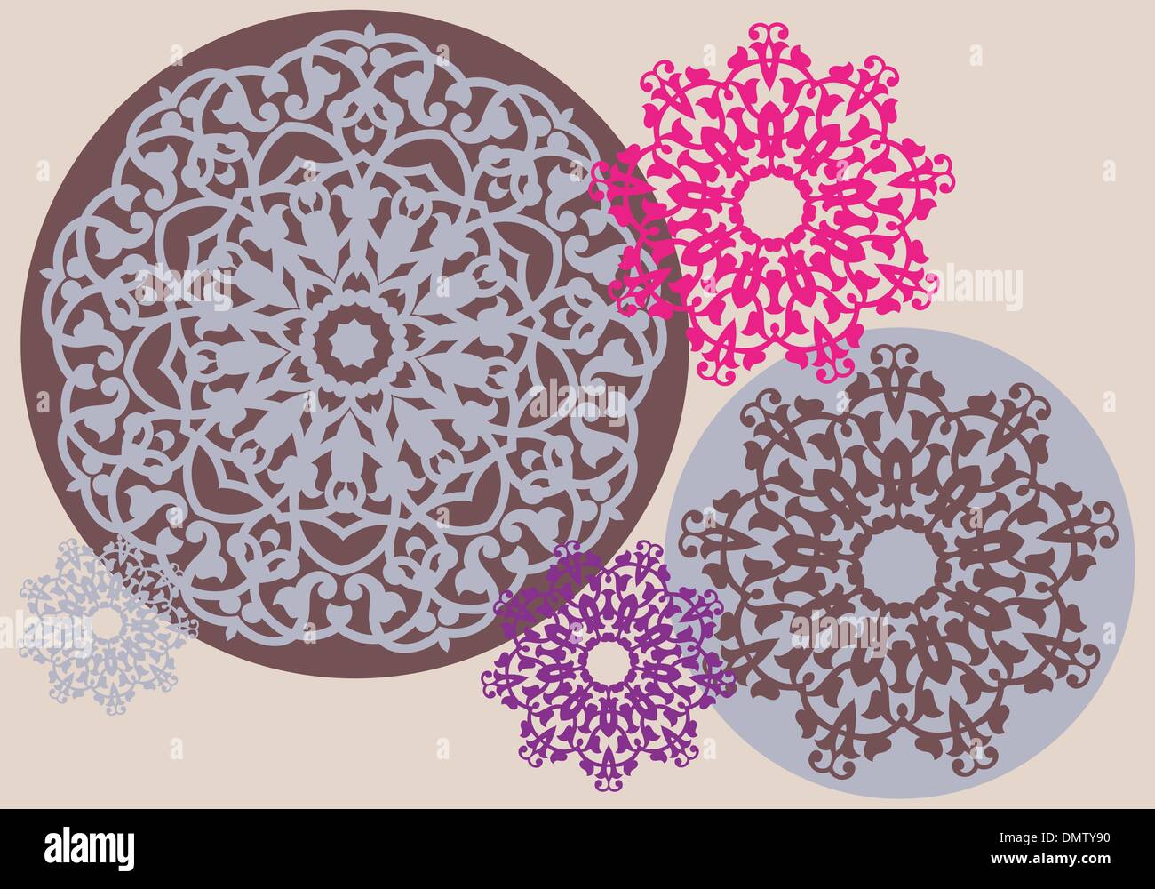 Abstract flower detail Stock Vector Images - Alamy