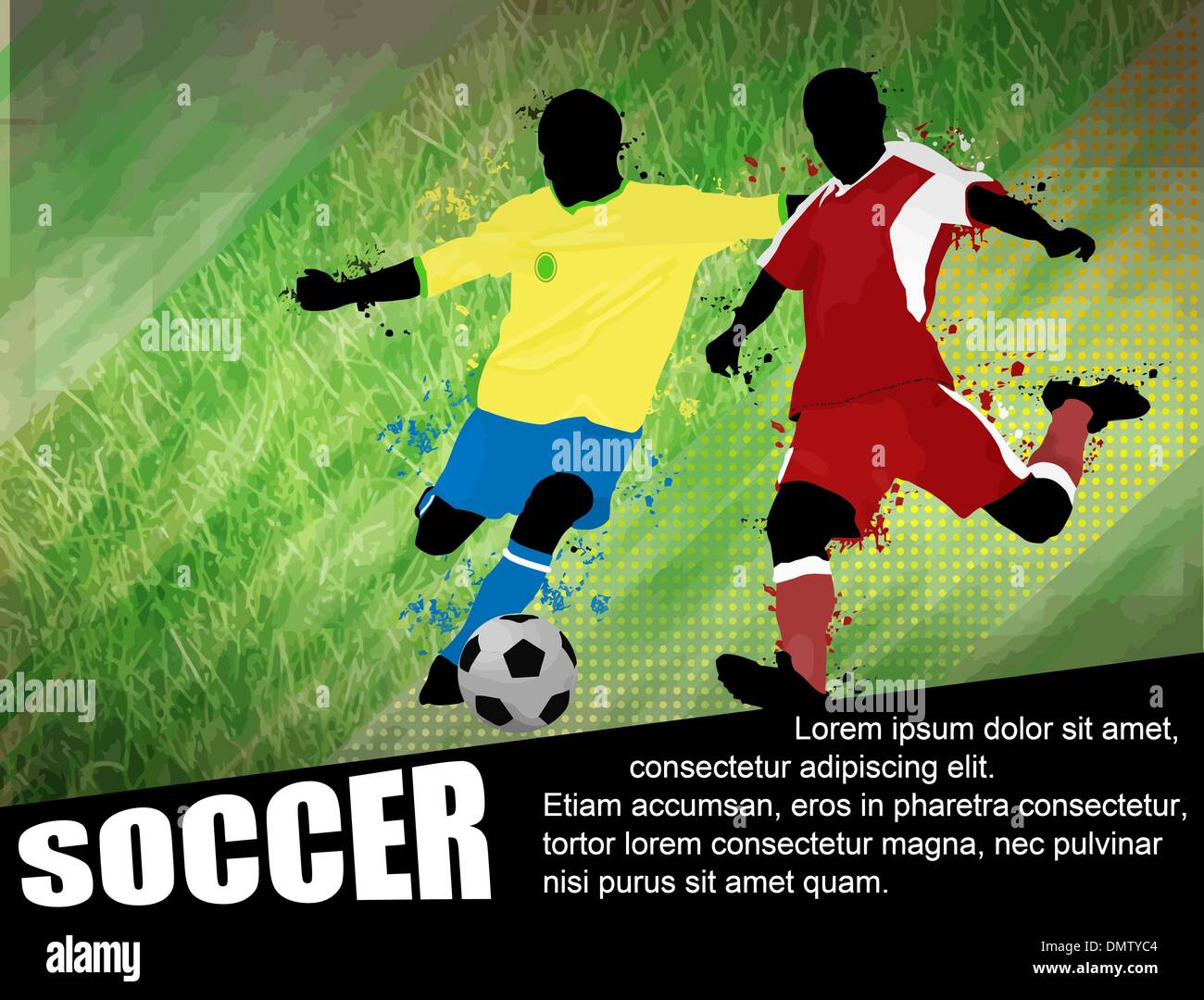 Soccer poster background Stock Vector Image & Art - Alamy