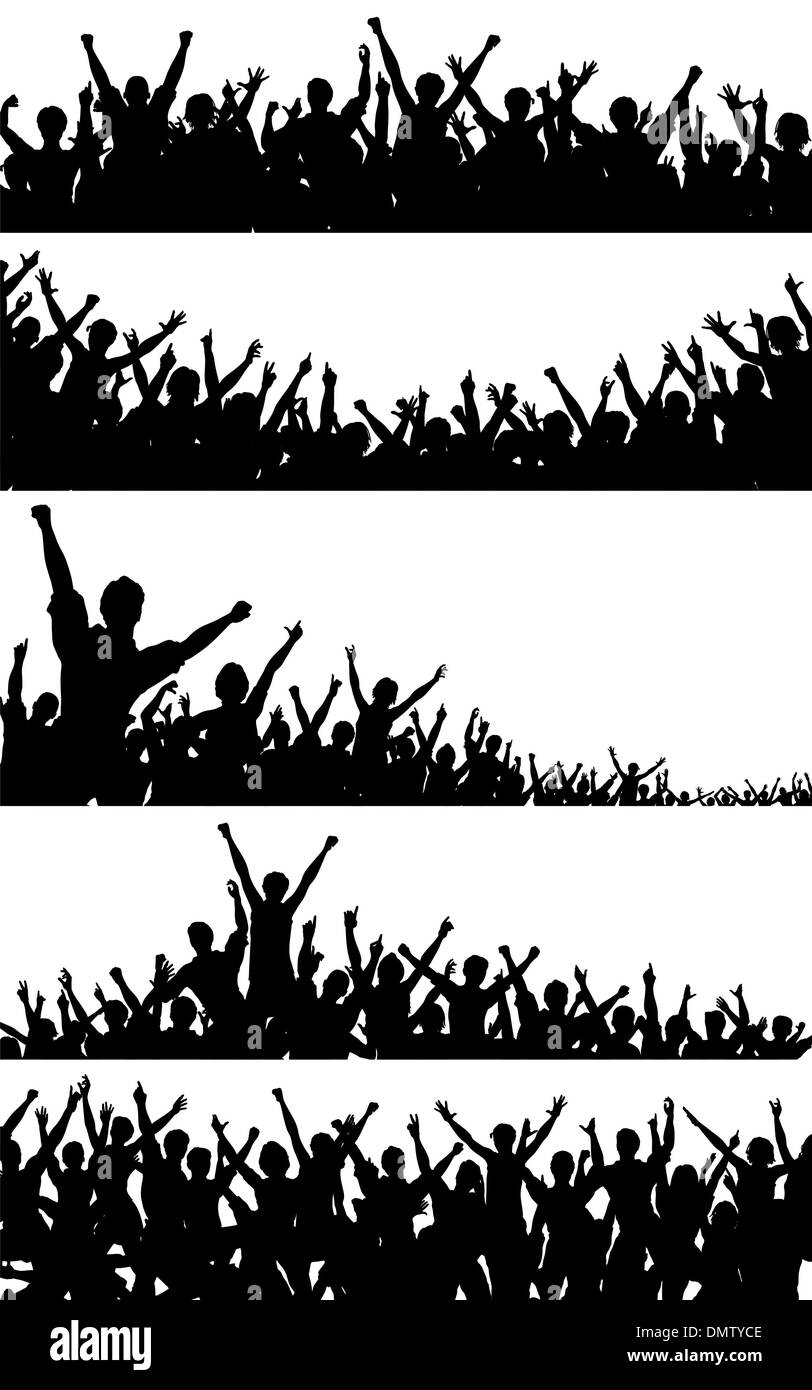 Crowd Outline High Resolution Stock Photography and Images - Alamy