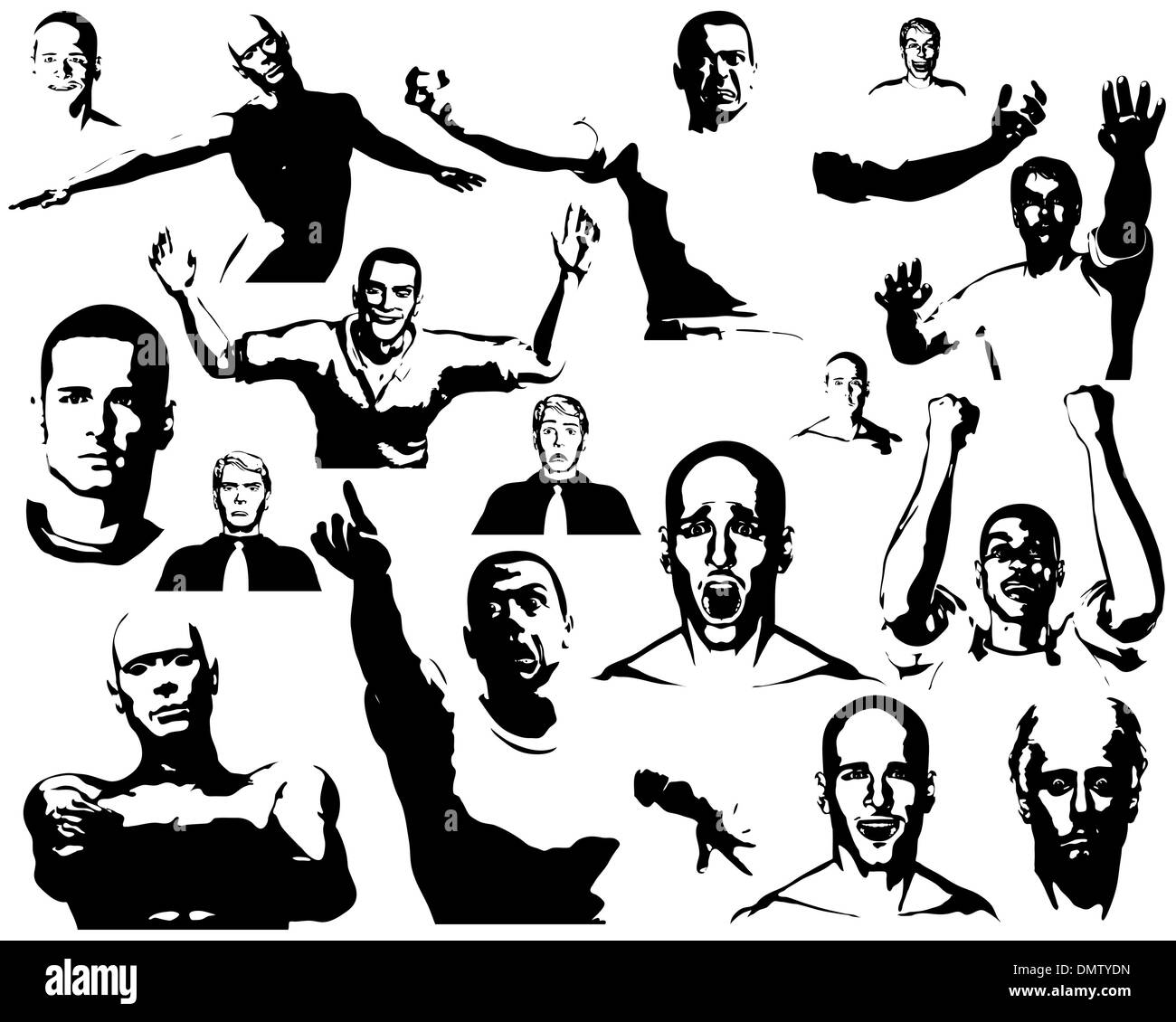 Tone figures Stock Vector Images - Alamy