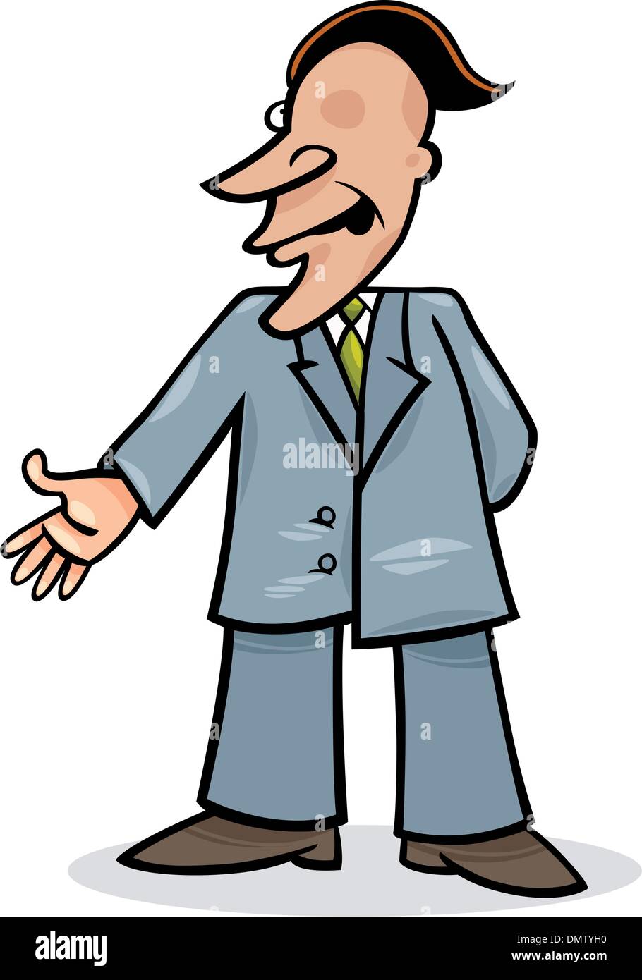 cartoon man in suit Stock Vector Image & Art - Alamy
