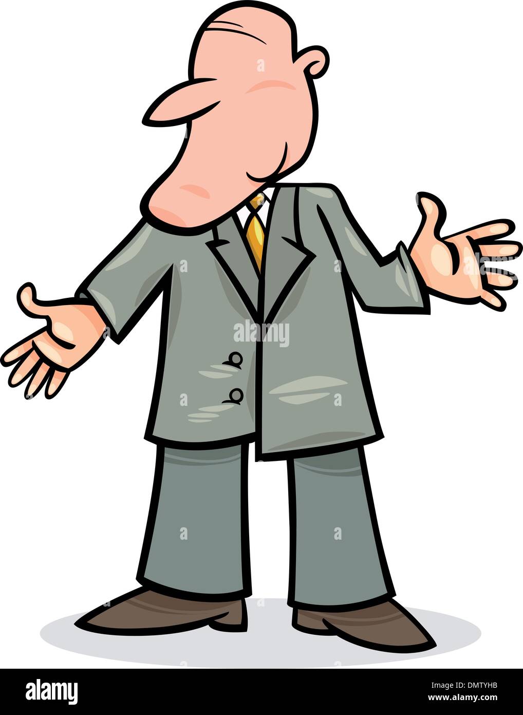 cartoon man in suit Stock Vector Image & Art - Alamy