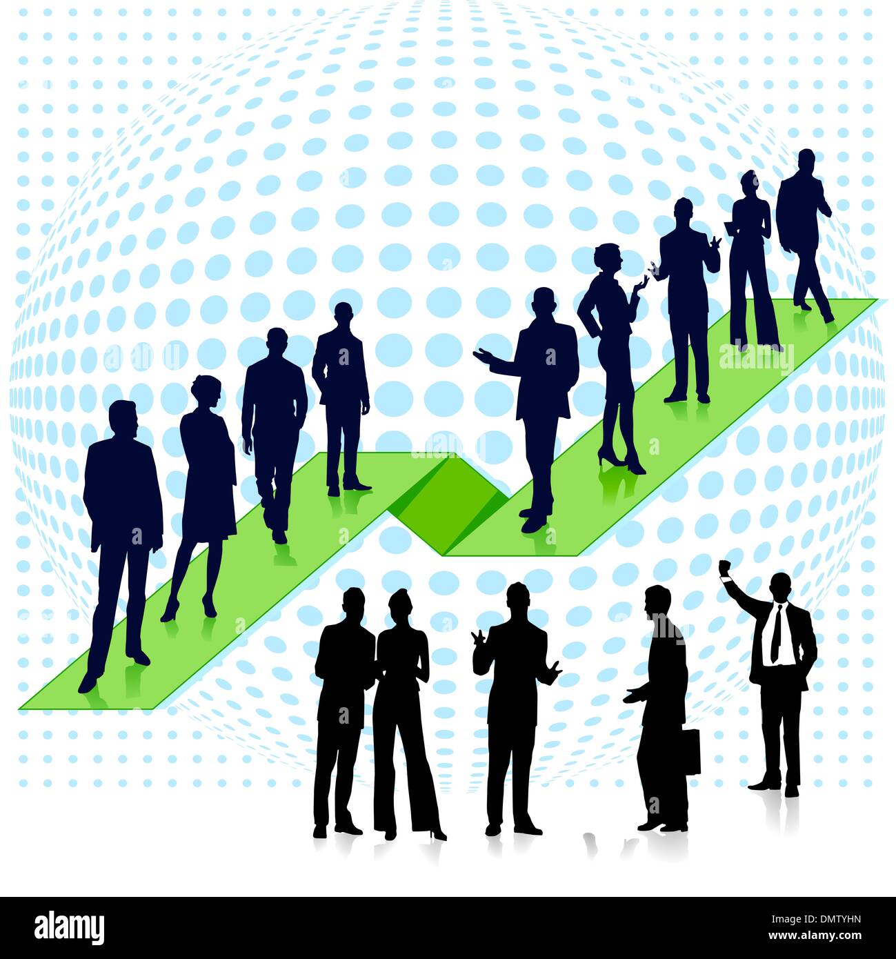 business team network Stock Vector Image & Art - Alamy