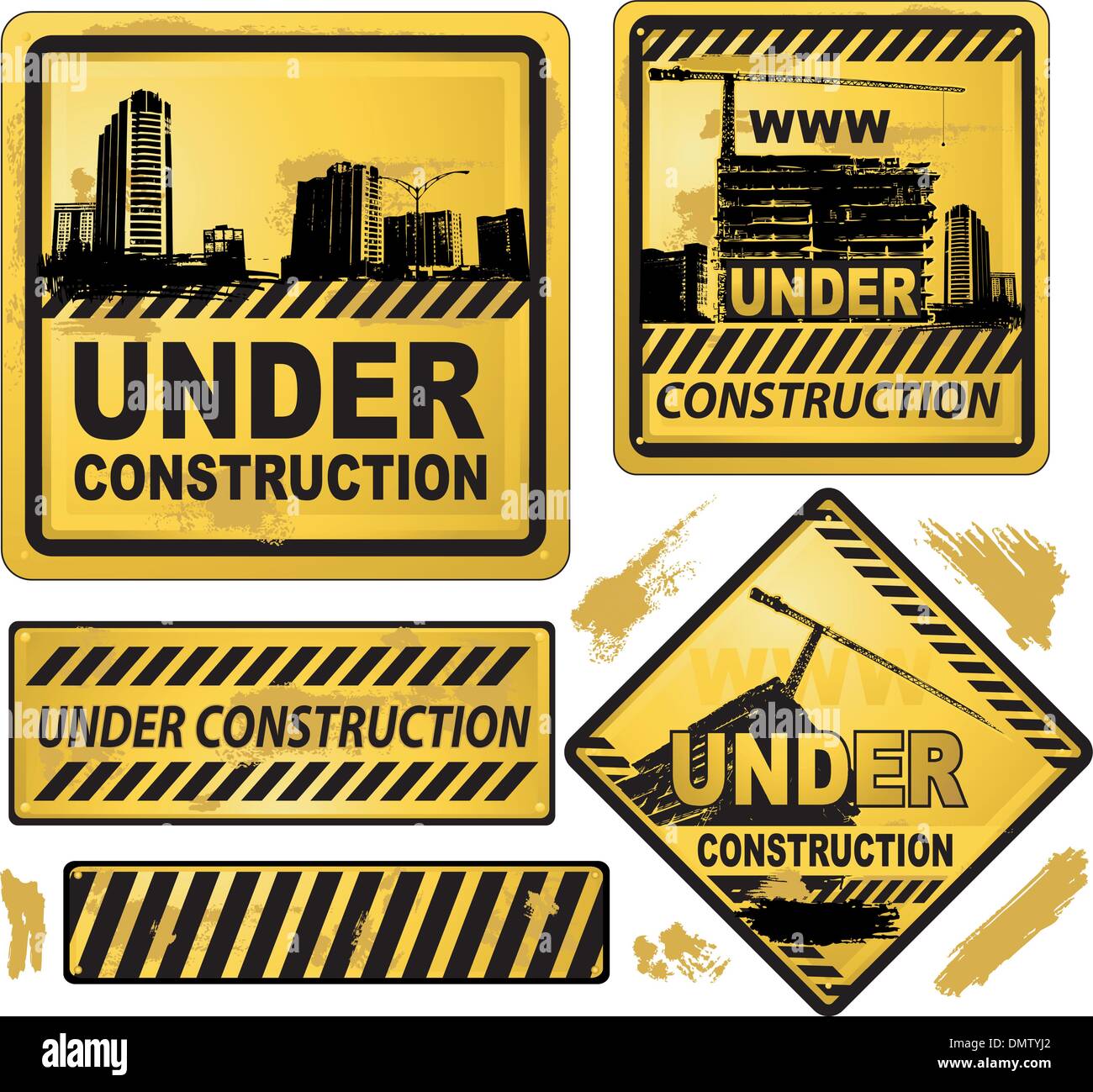 Construction signs hi-res stock photography and images - Alamy