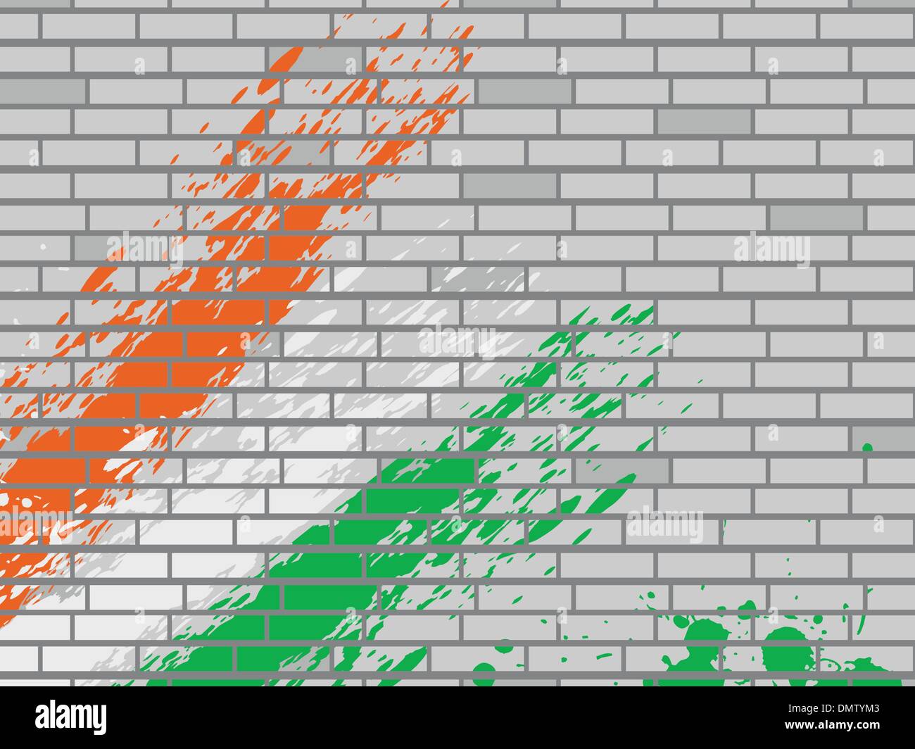 abstract, National flag colors theme on wall background. vector Stock ...