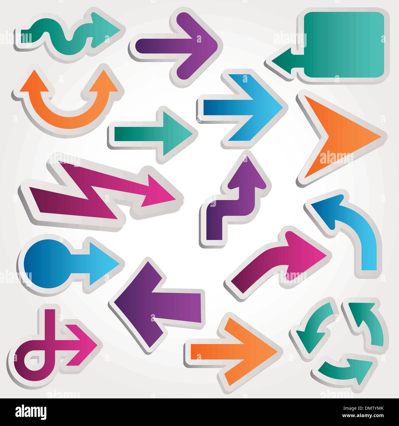 vector arrows set Stock Vector Image & Art - Alamy