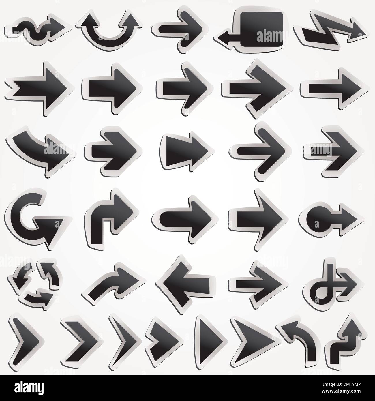 vector arrows set Stock Vector Image & Art - Alamy