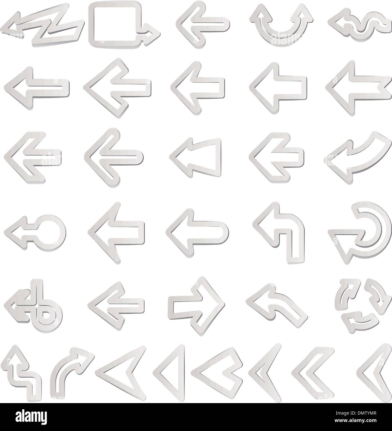 vector arrows set Stock Vector Image & Art - Alamy