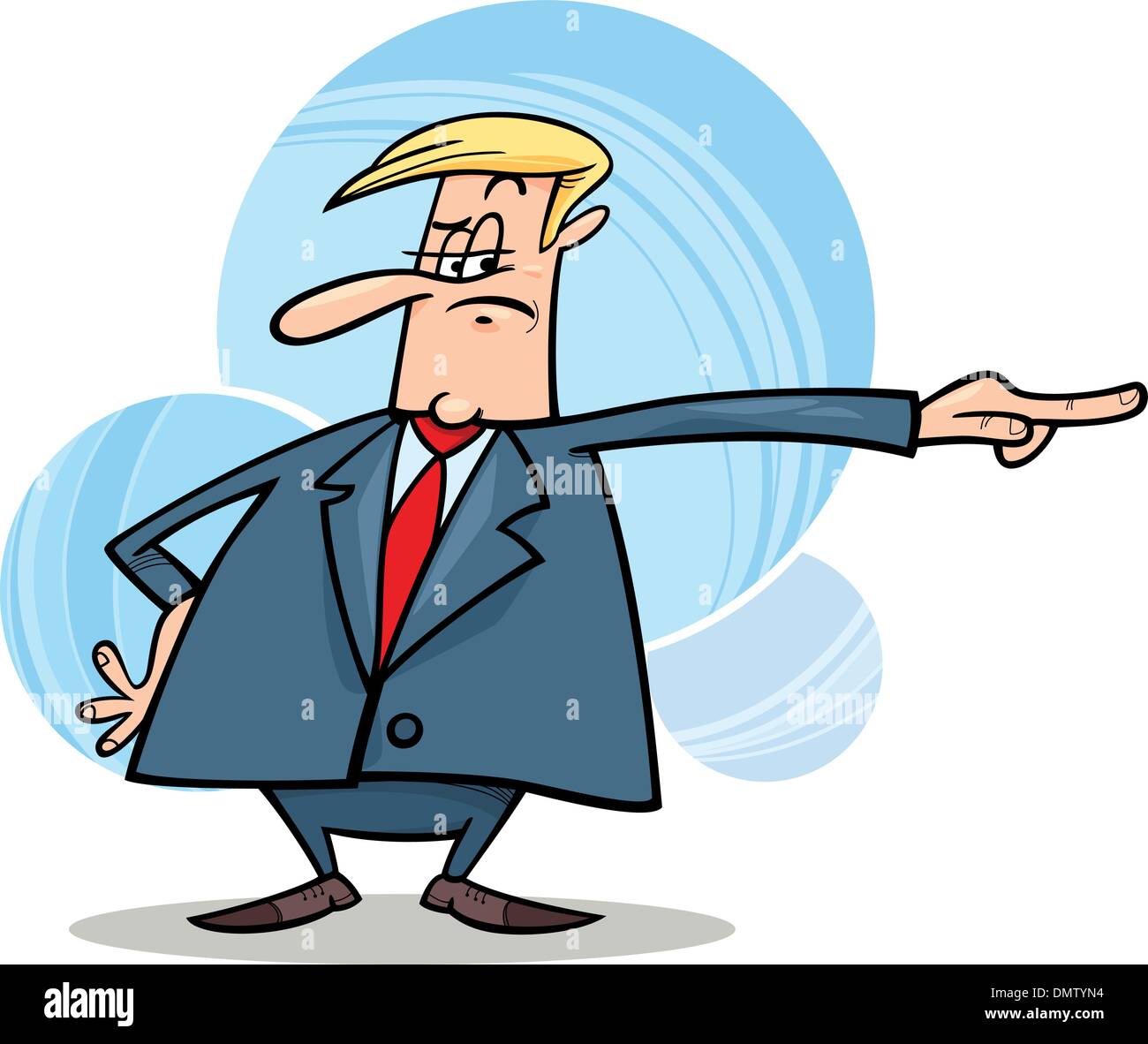 angry boss firing somebody Stock Vector Image & Art - Alamy