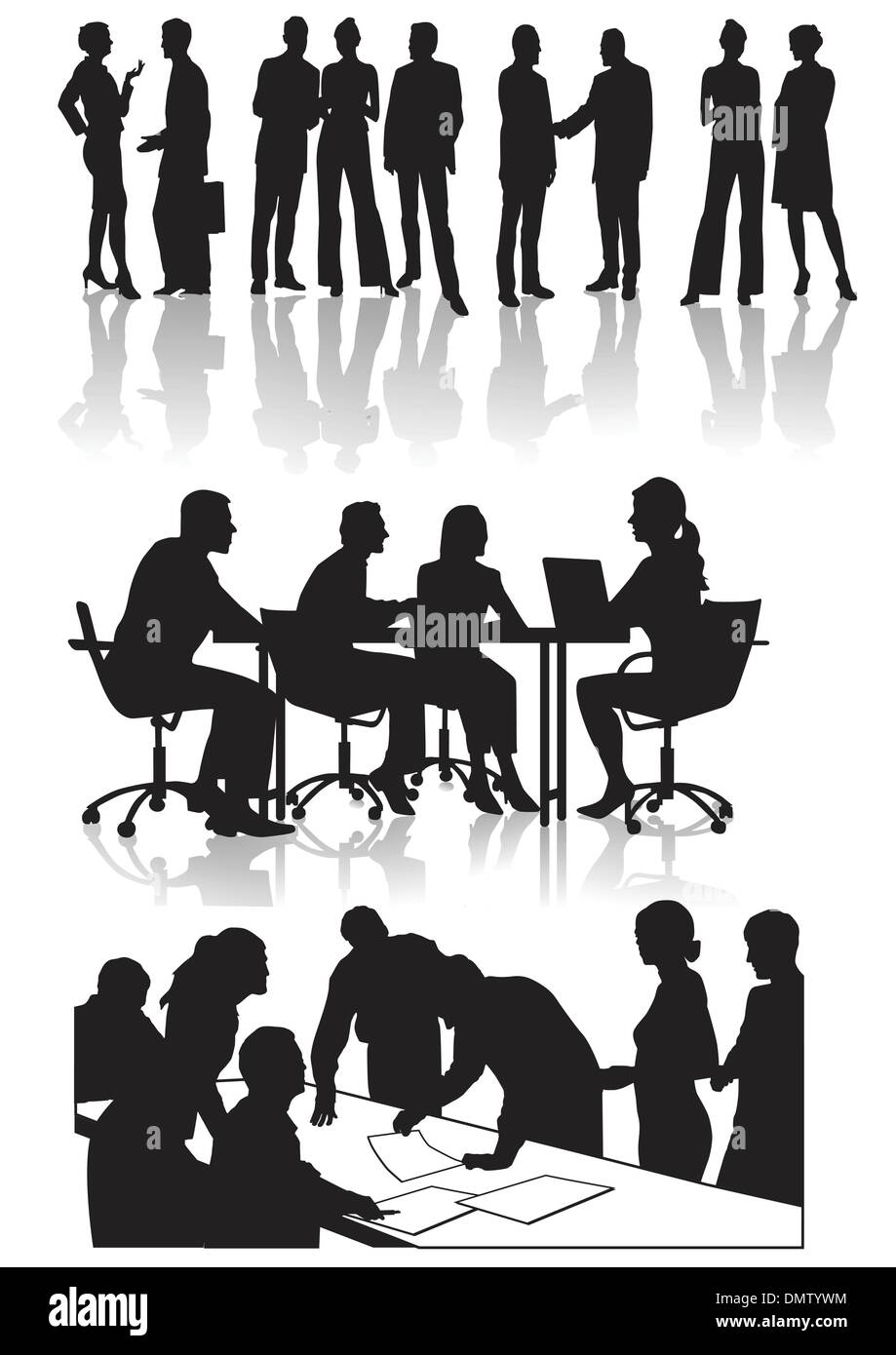 People in the background Stock Vector Images - Alamy