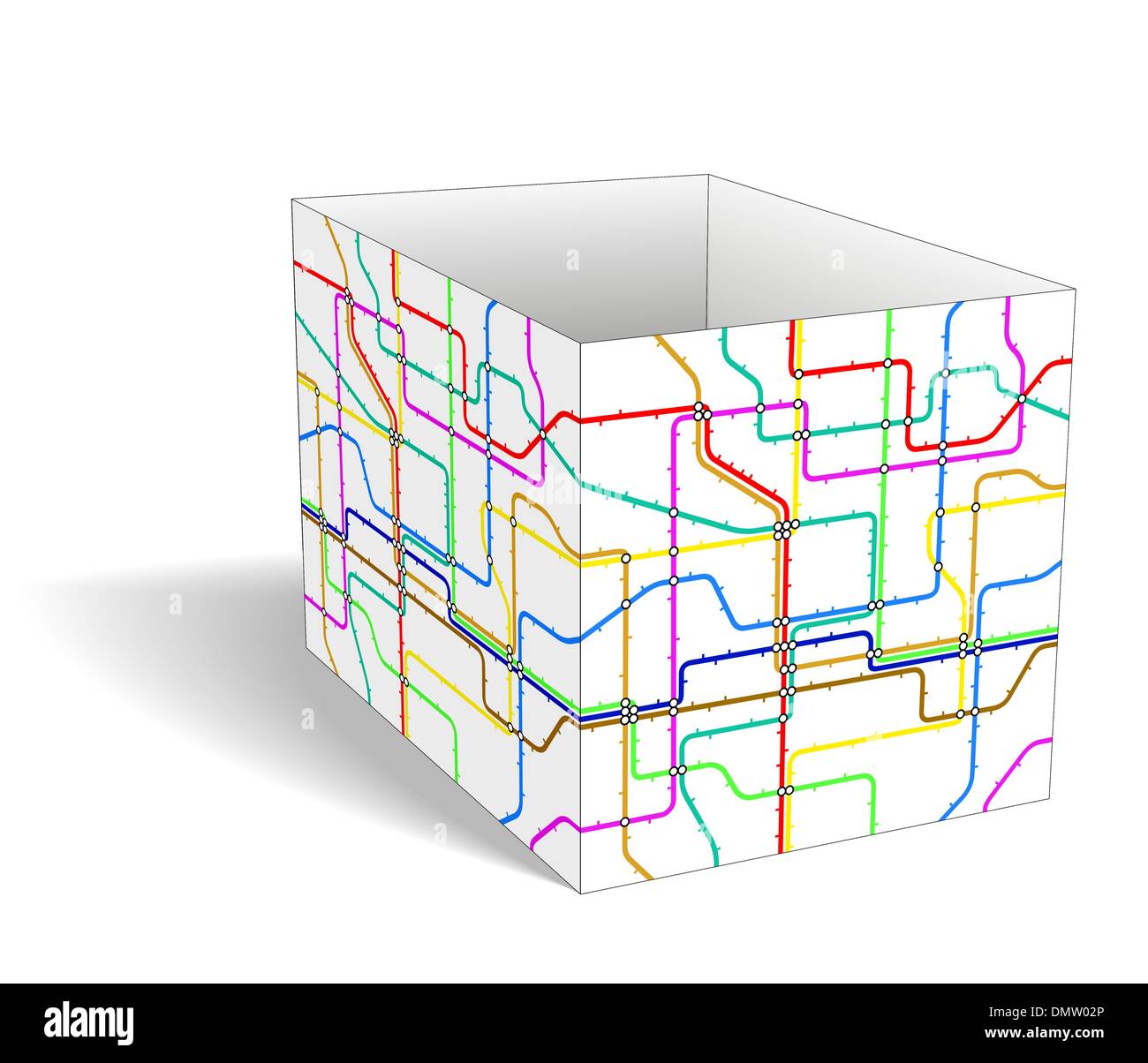 Cube map vector vectors hi-res stock photography and images - Alamy