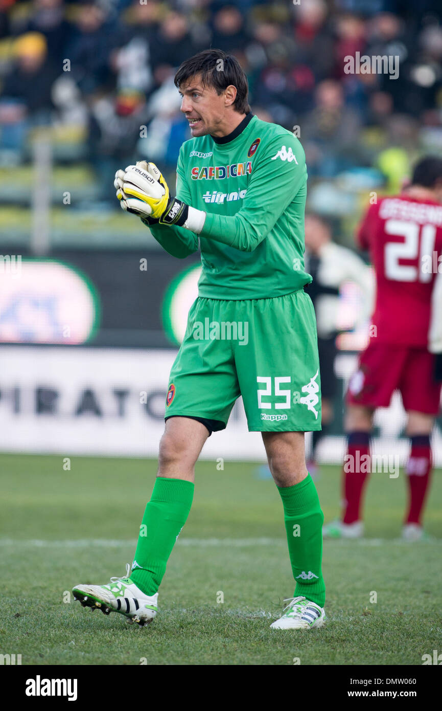 Parma, Italy. 15th Dec, 2013. Vlada Avramov (Cagliari) Football ...